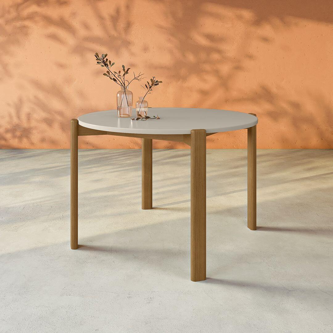 Click here for Gales Round Dining Table  Greige prices