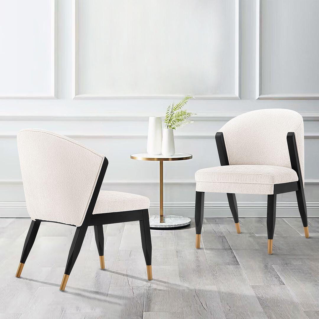 Click here for Ola Dining Chair (Set of 2)  Cream prices