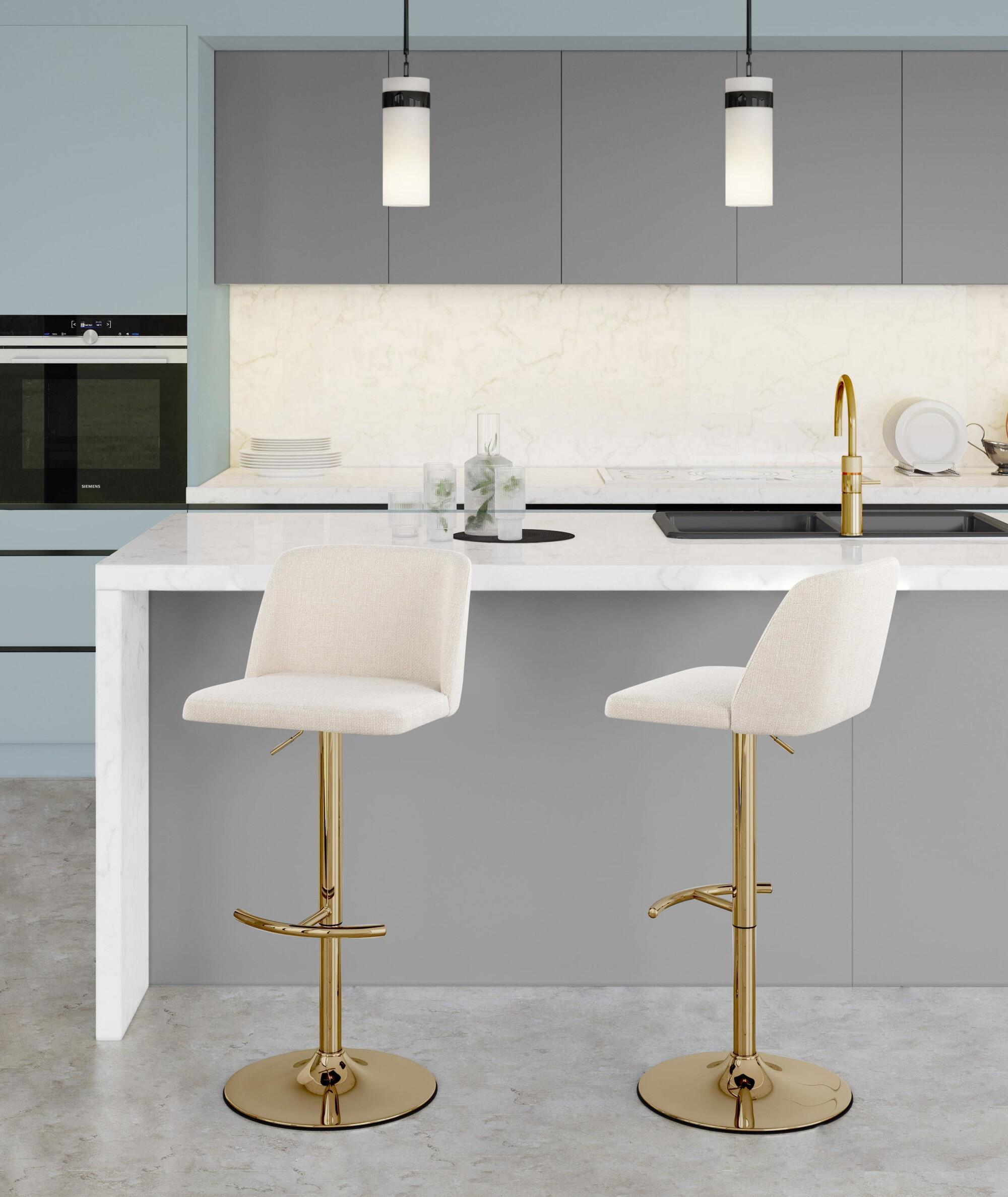 Click here for LumiSource Toriano Adjustable Barstool (Set of 2)... prices