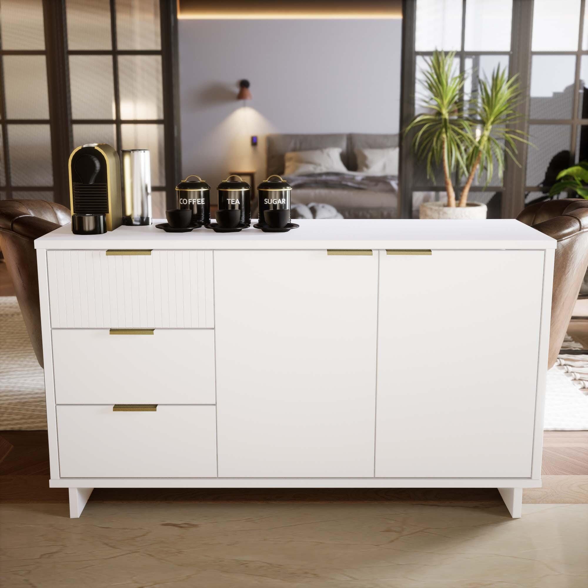 Click here for Manhattan Comfort Granville Sideboard  White prices