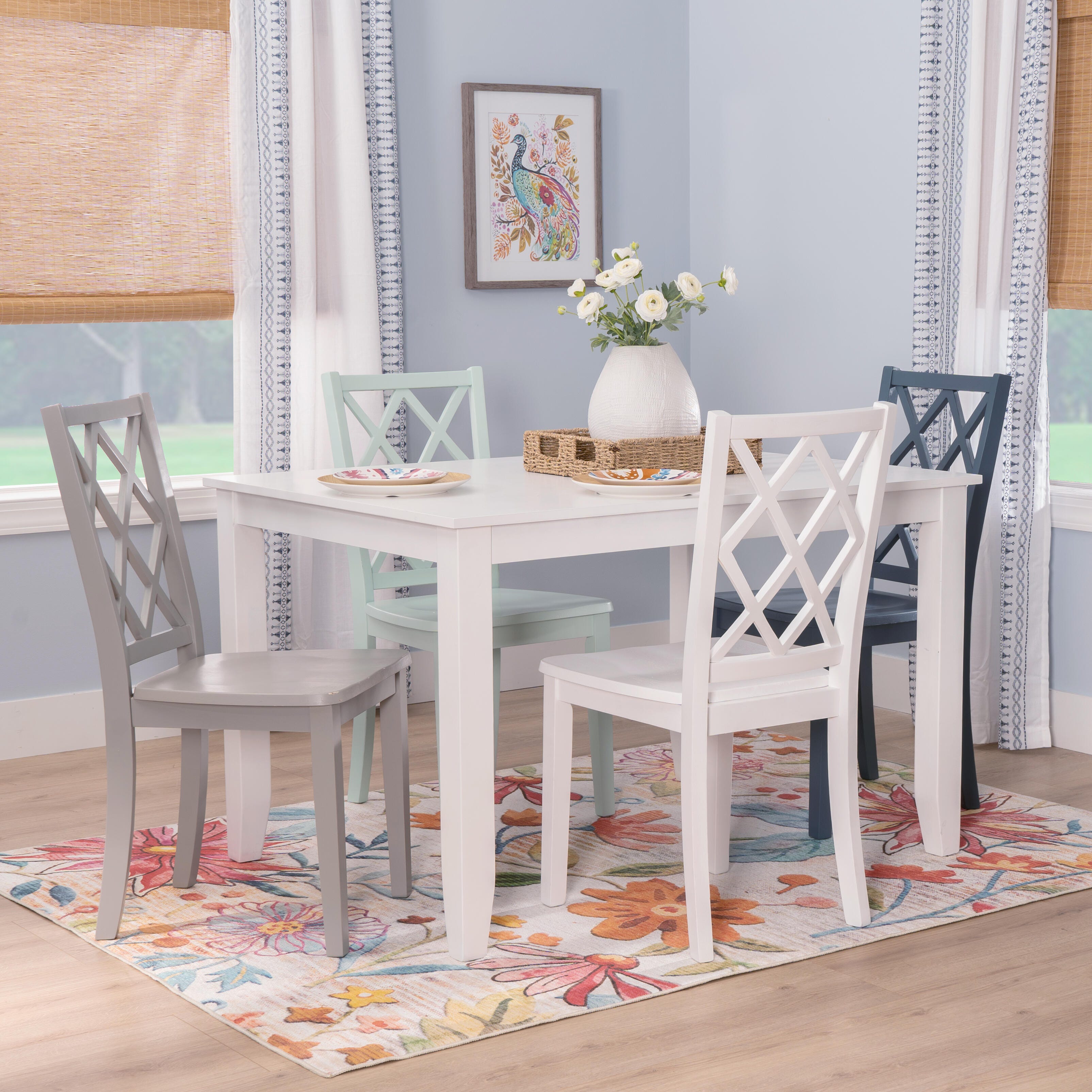 Click here for Linon Kolt Rectangular Dining Table and 4 Chairs... prices