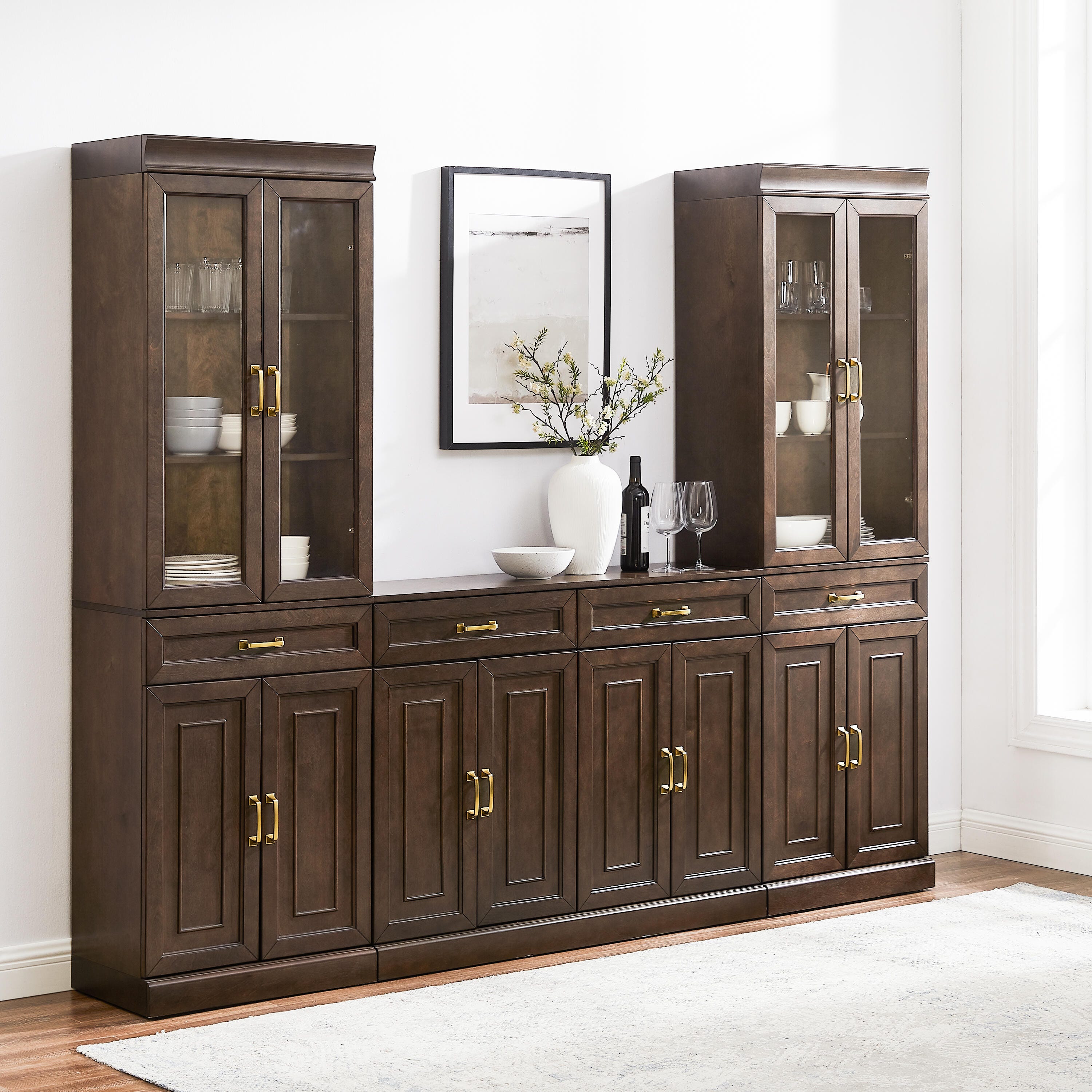 Click here for Crosley Furniture Stanton Sideboard And Glass Door... prices