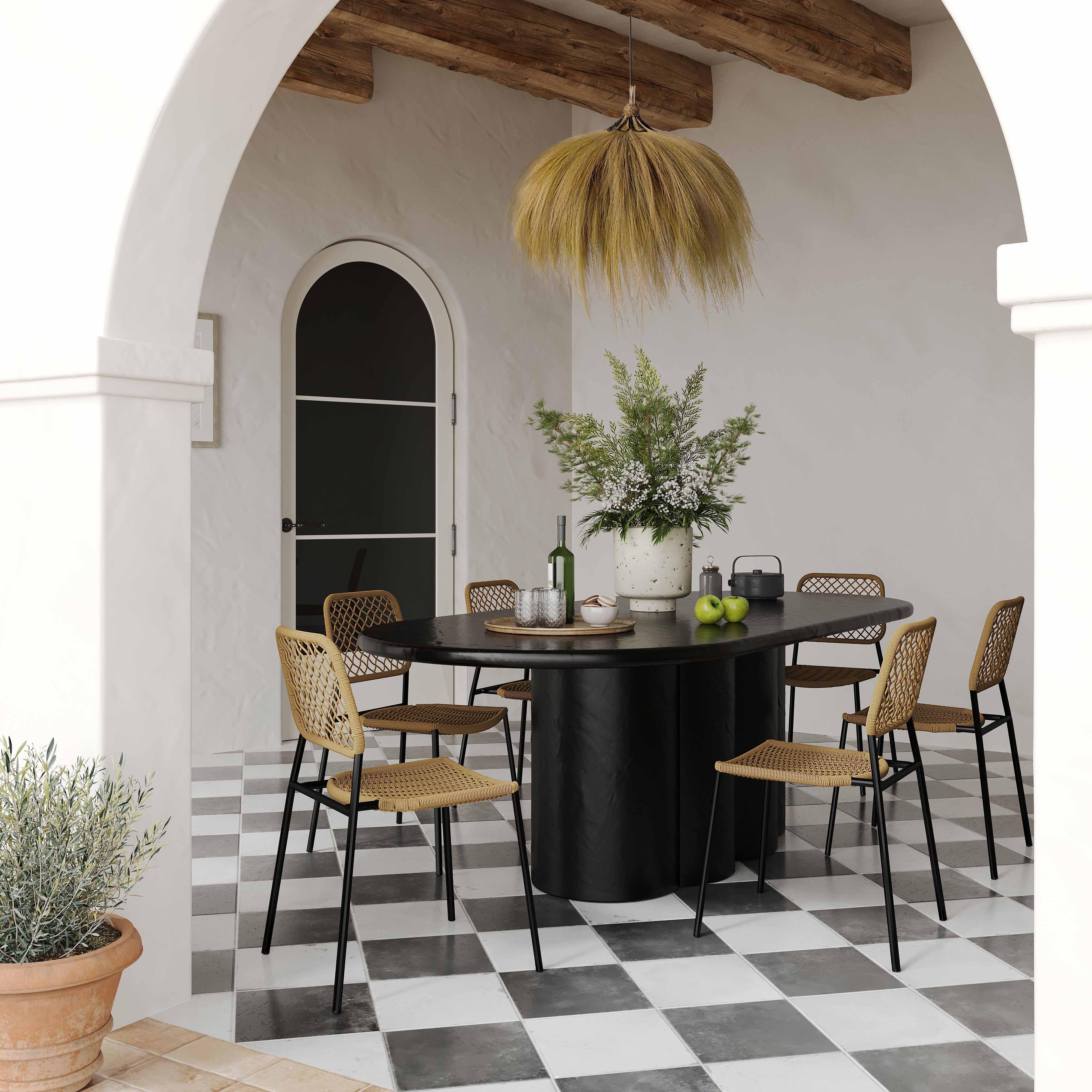 Click here for TOV Furniture Elika Dining Table  Black prices