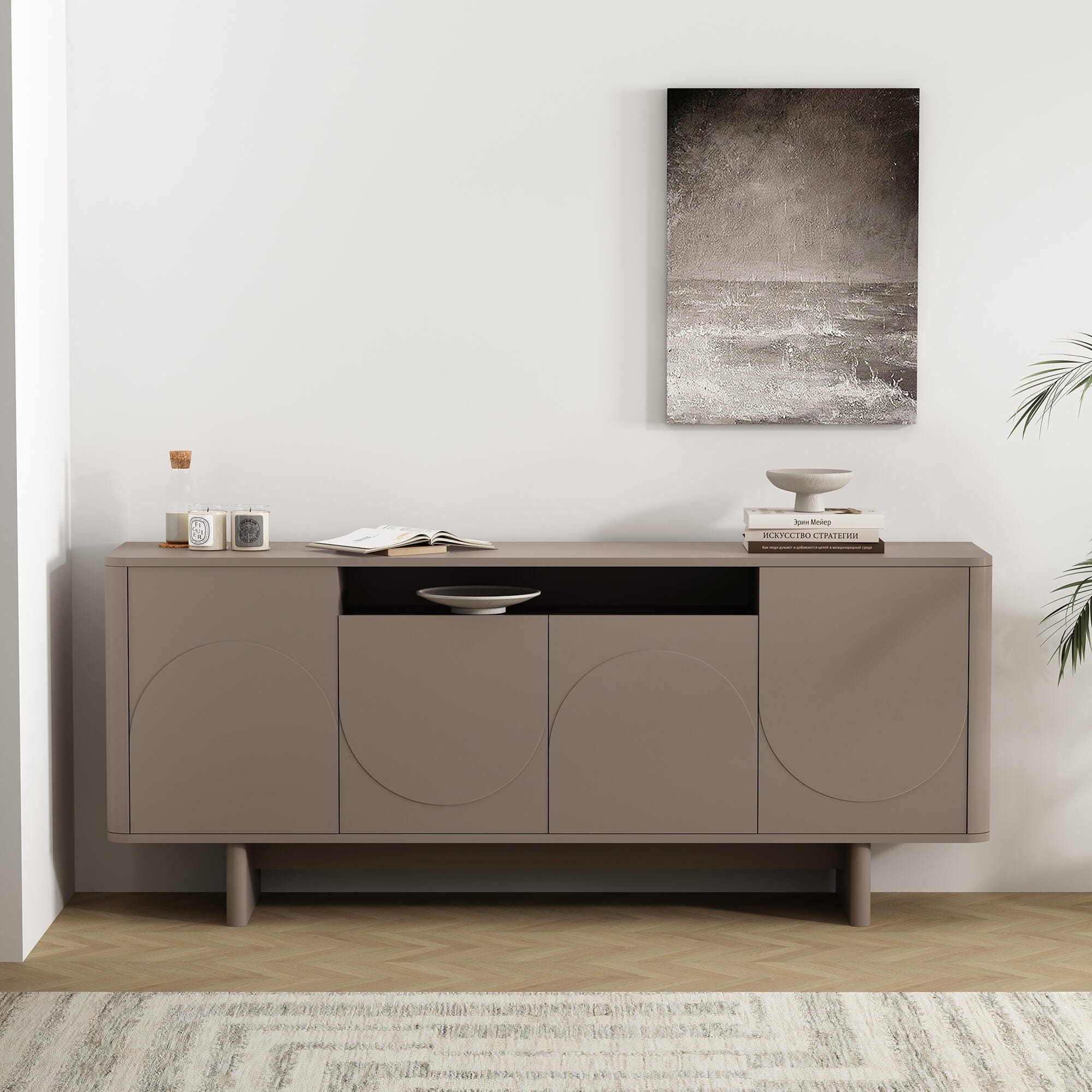 Click here for Manhattan Comfort Ella Sideboard  Mocha prices
