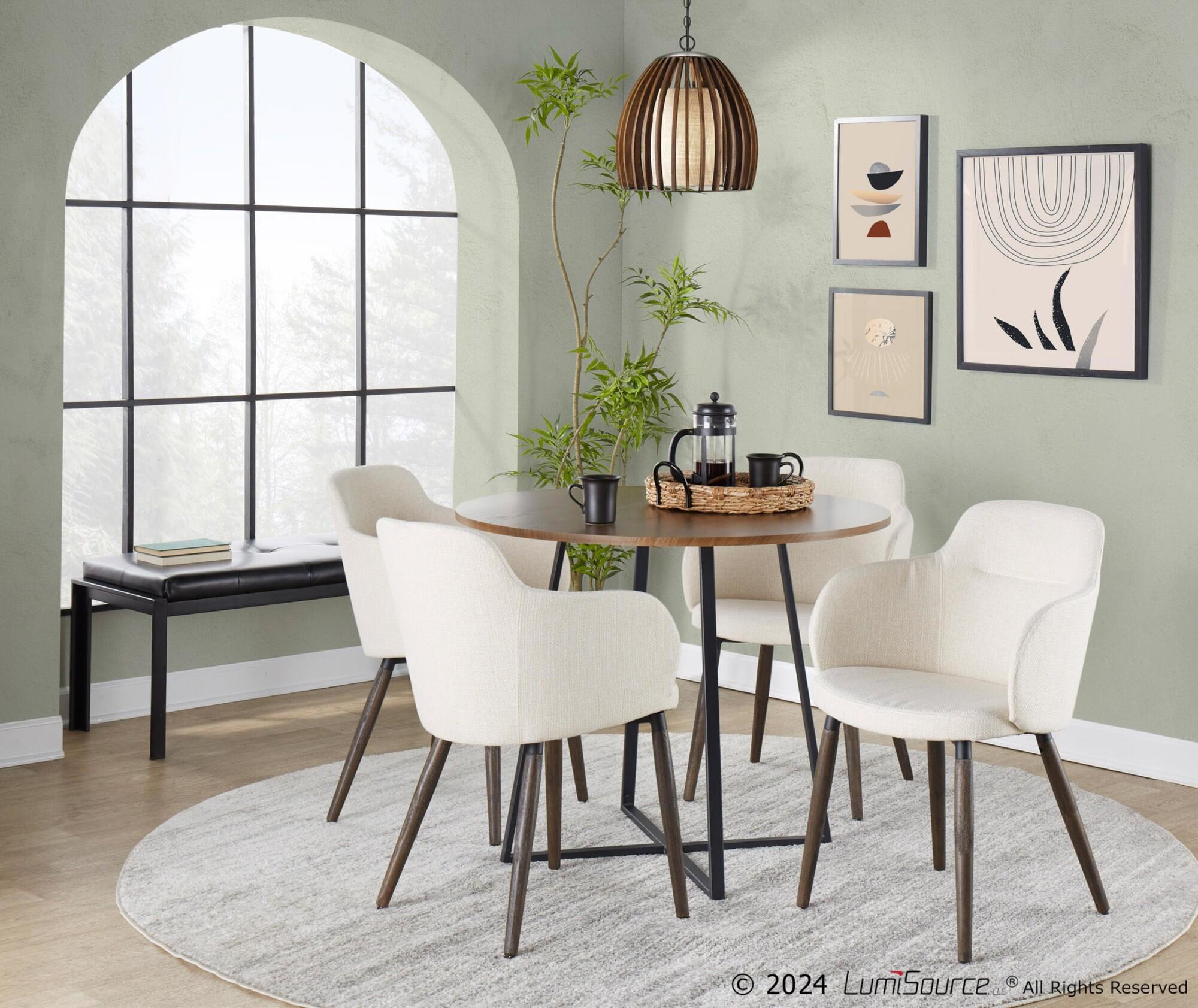 Click here for LumiSource Boyne Dining Chair (Set of 2)  Cream prices