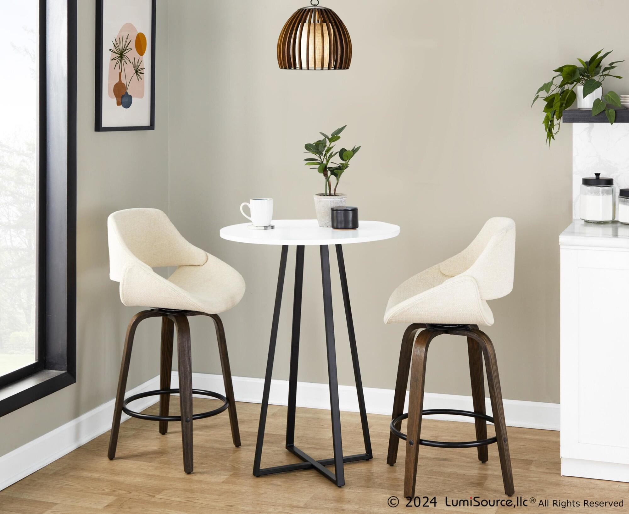 Click here for LumiSource Cosmo Counter Height Round Bar Table  W... prices