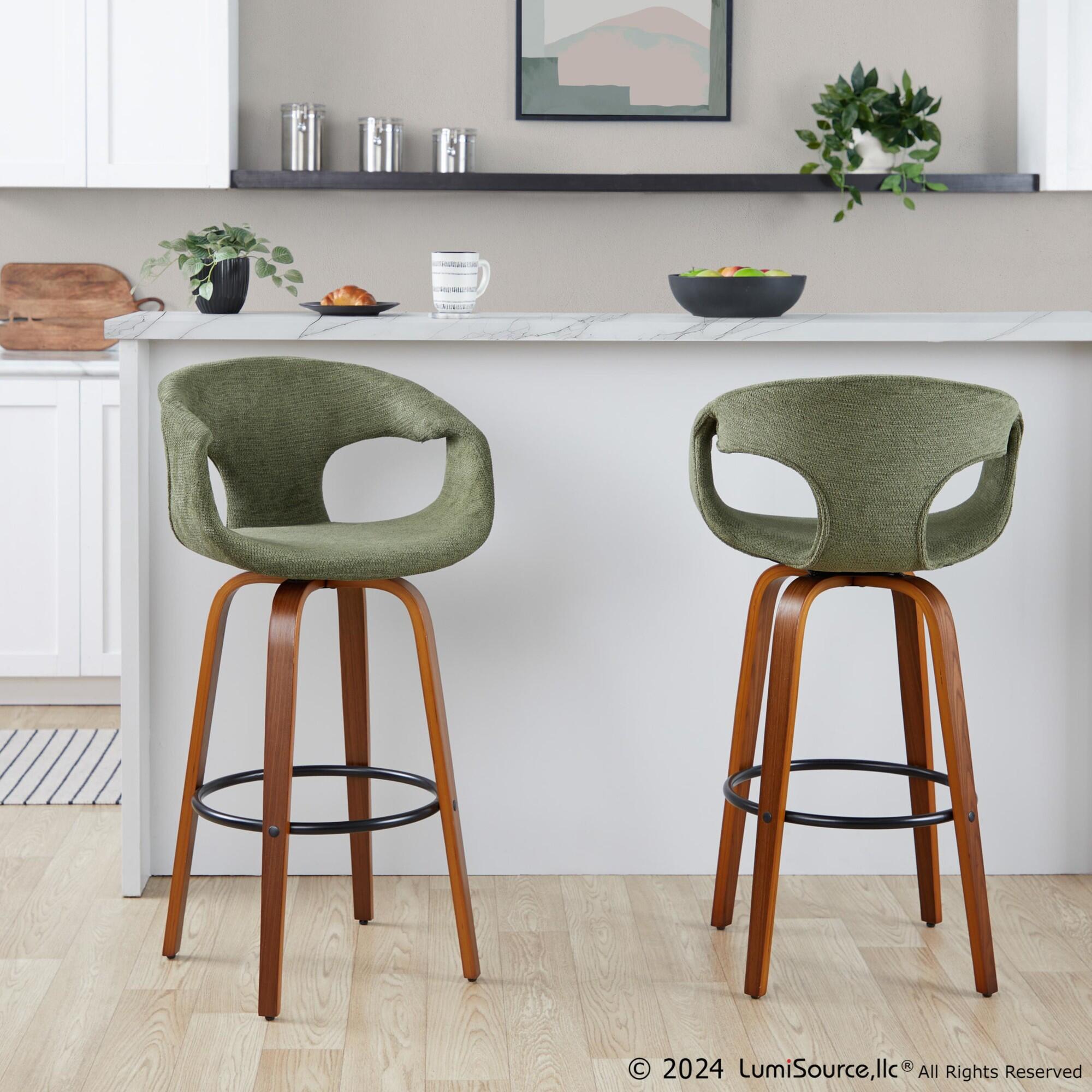 Click here for LumiSource Curvo Bar Height Bar Stool (Set of 2)... prices