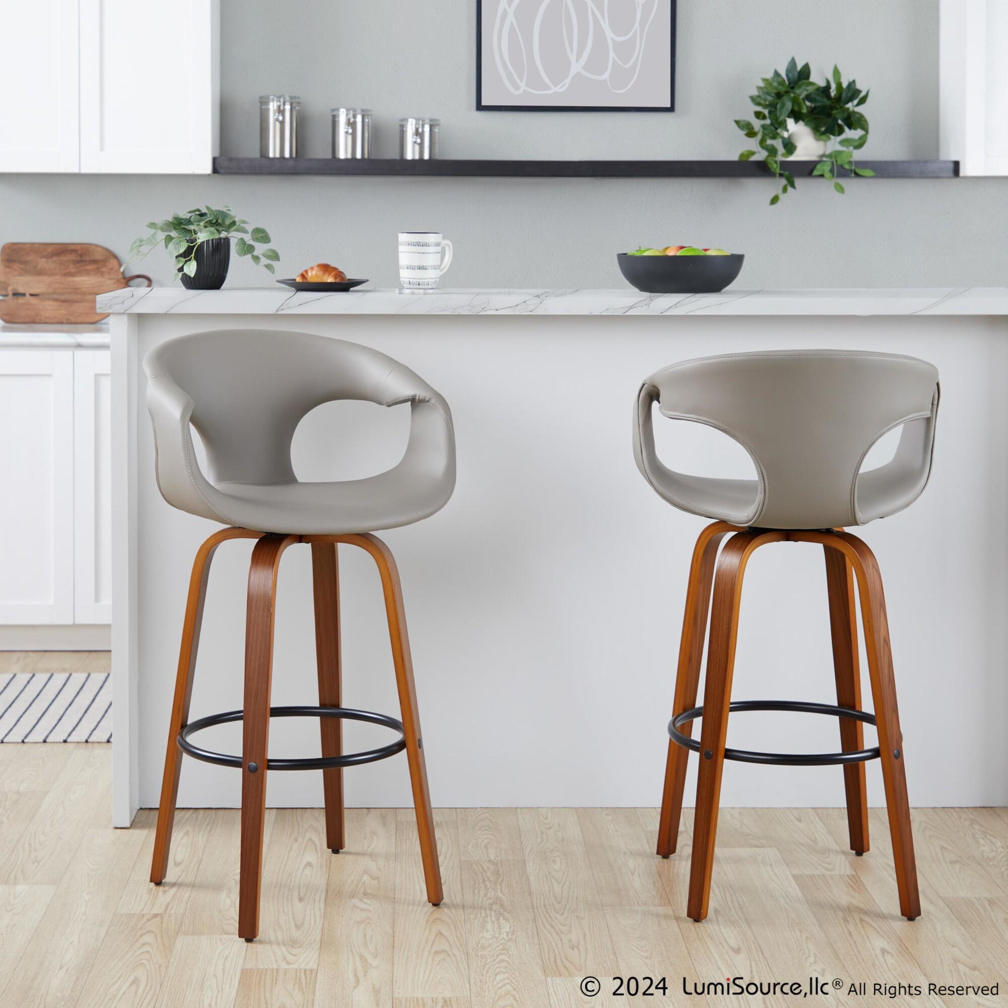 Click here for LumiSource Curvo Bar Height Bar Stool (Set of 2)... prices