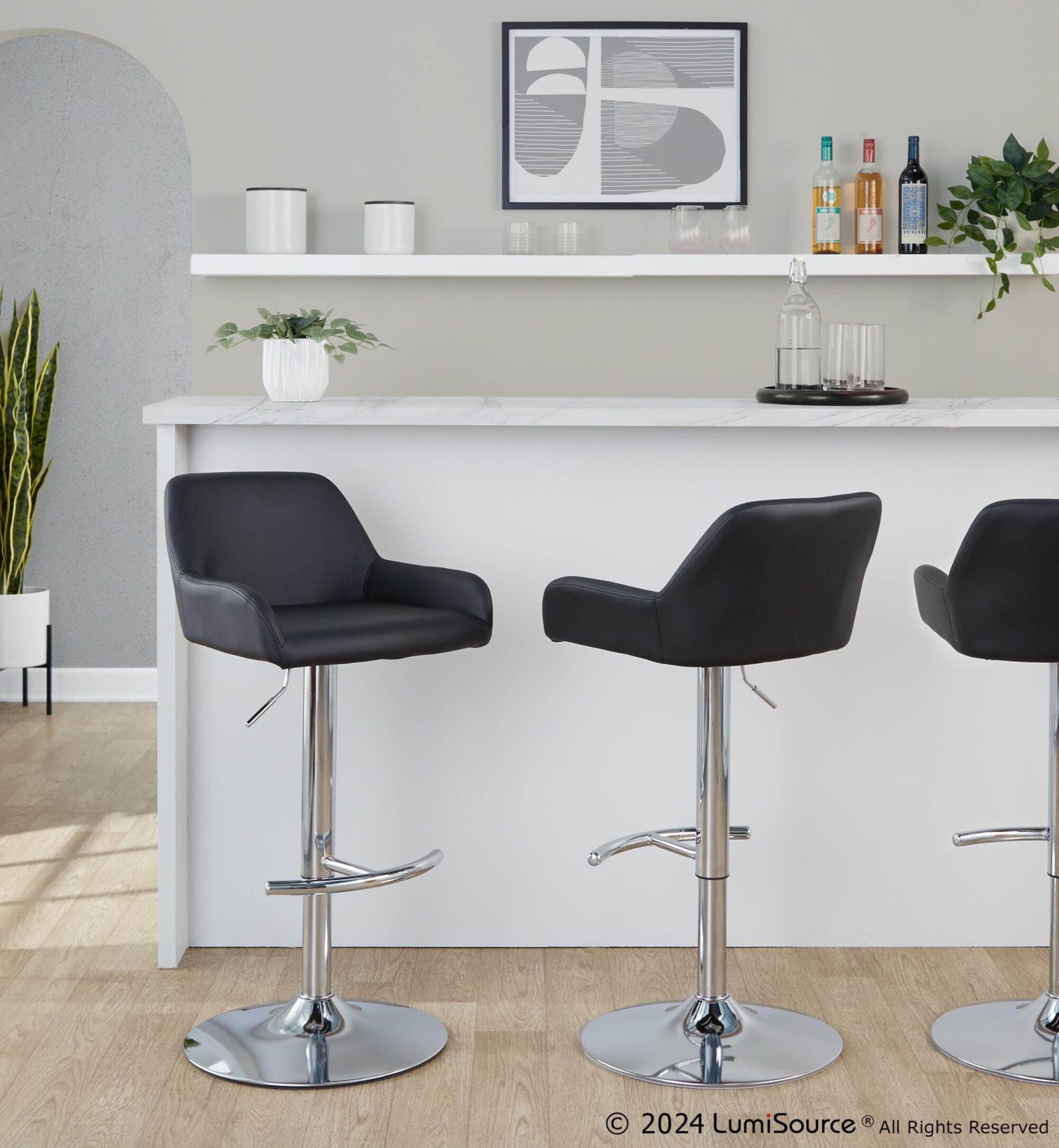 Click here for LumiSource Daniella Bar Height Bar Stool (Set of 2... prices