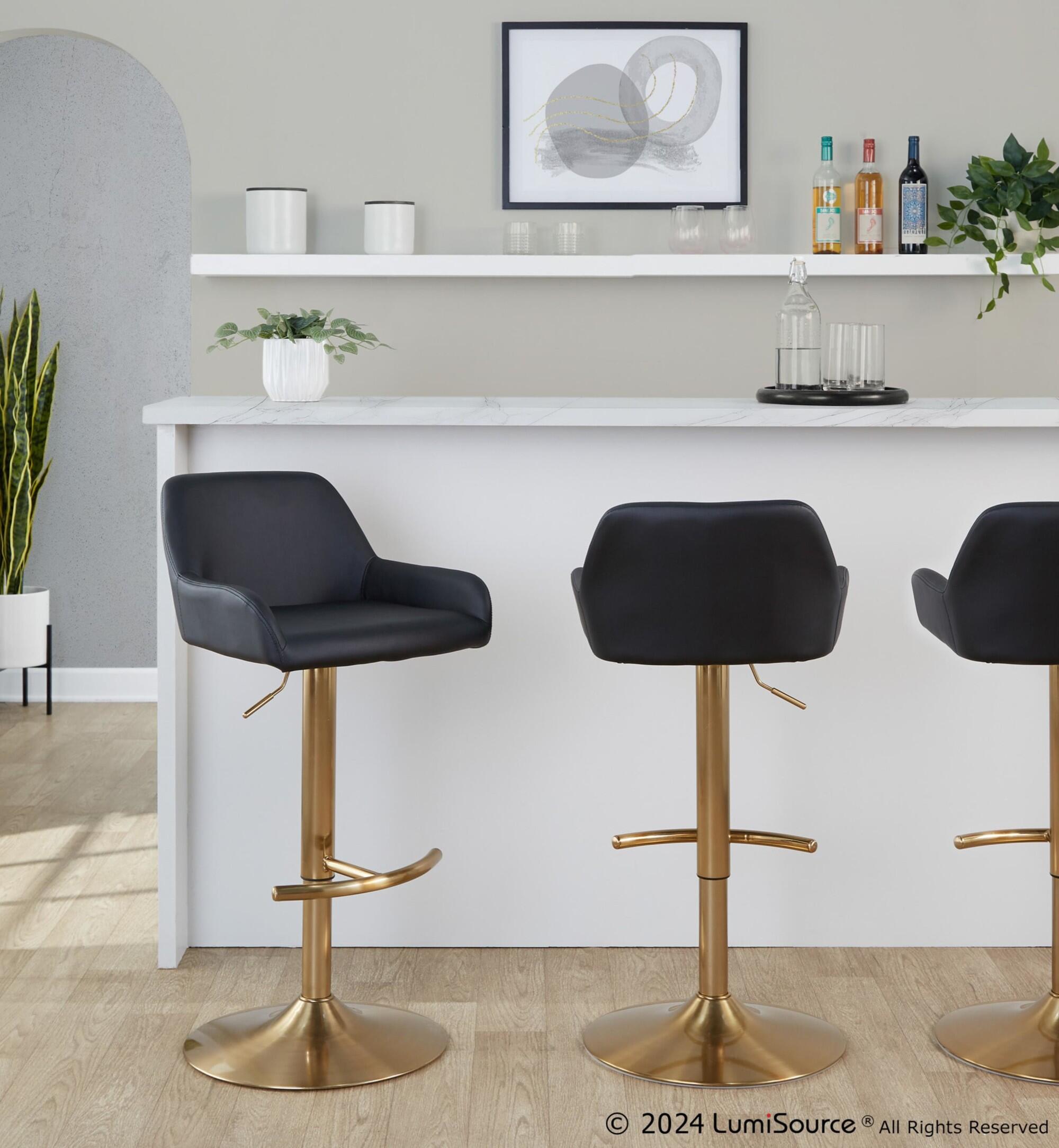 Click here for LumiSource Daniella Bar Height Bar Stool (Set of 2... prices