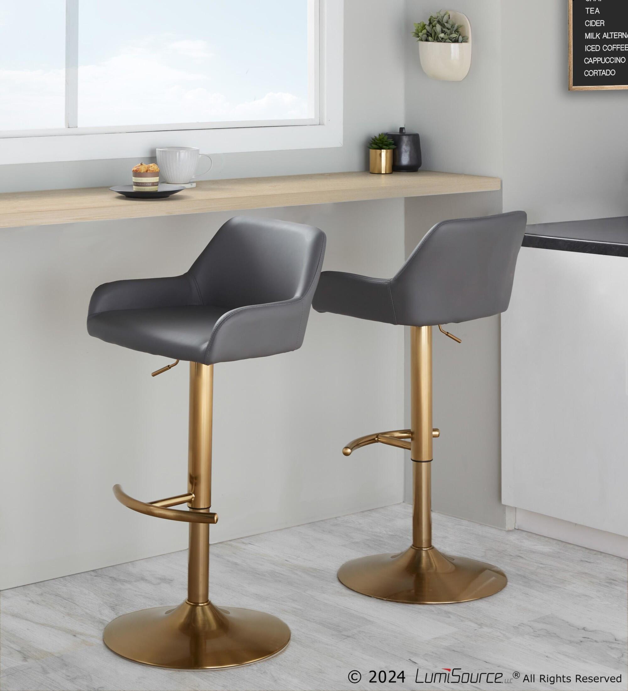 Click here for LumiSource Daniella Bar Height Bar Stool (Set of 2... prices