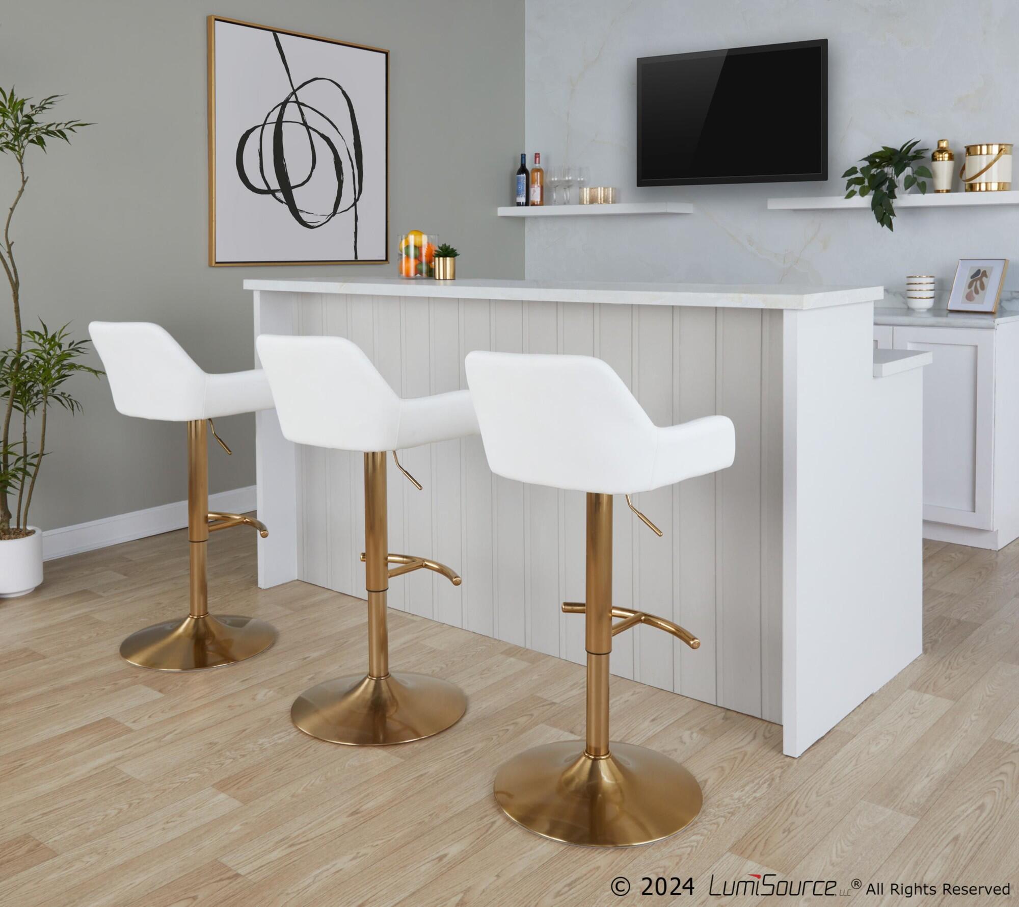 Click here for LumiSource Daniella Bar Height Bar Stool (Set of 2... prices