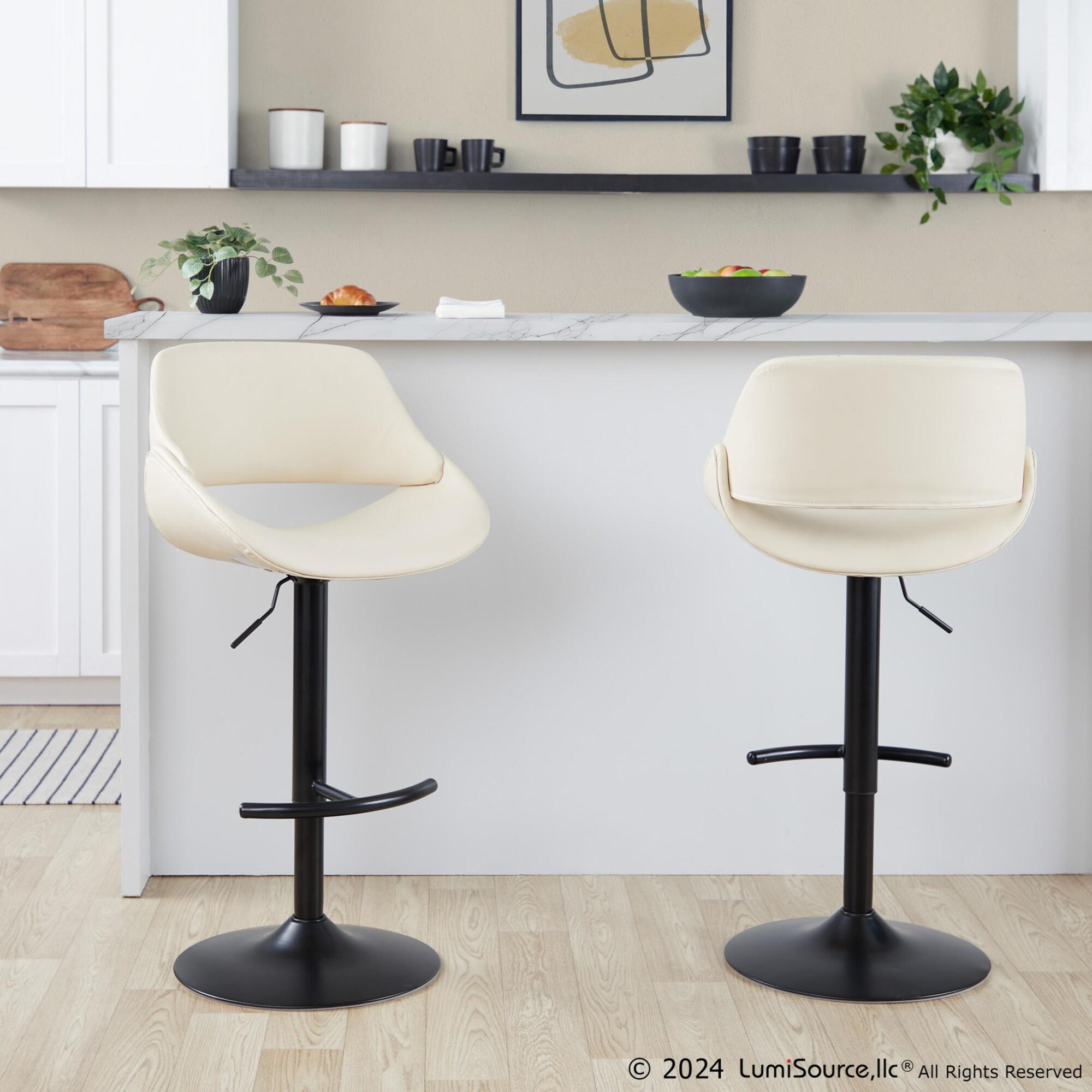 Click here for LumiSource Fabrizzi Bar Height Bar Stool (Set of 2... prices