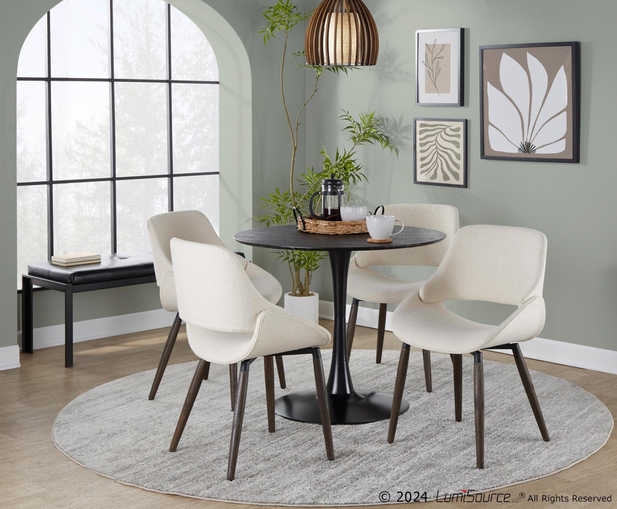 Click here for LumiSource Fabrizzi Dining Chair (Set of 2)  Cream prices