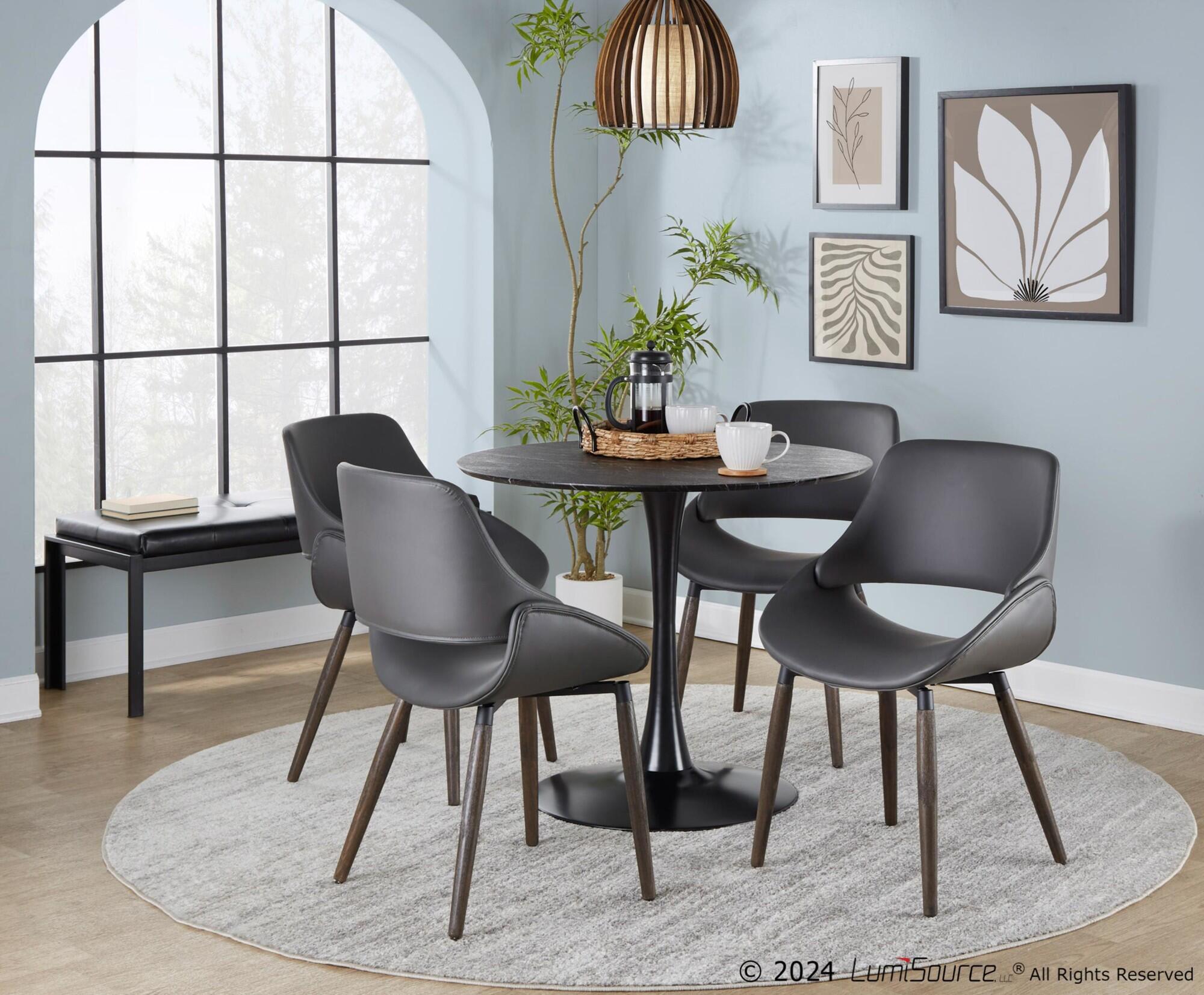 Click here for LumiSource Fabrizzi Dining Chair (Set of 2)  Gray prices