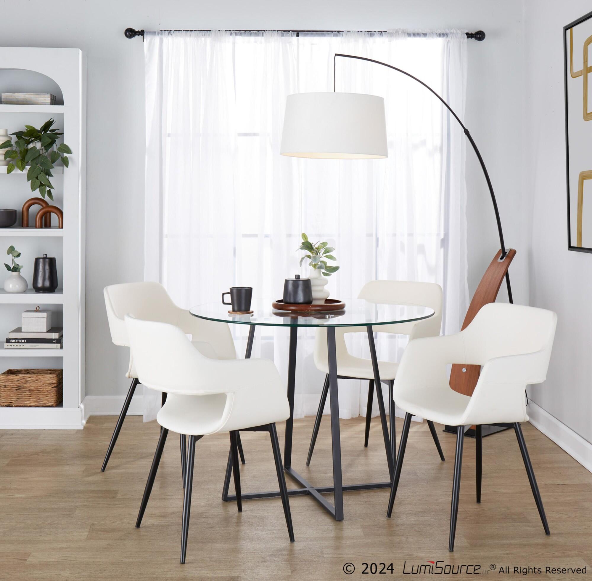 Click here for LumiSource Margarite Dining Chair (Set of 2)  Whit... prices