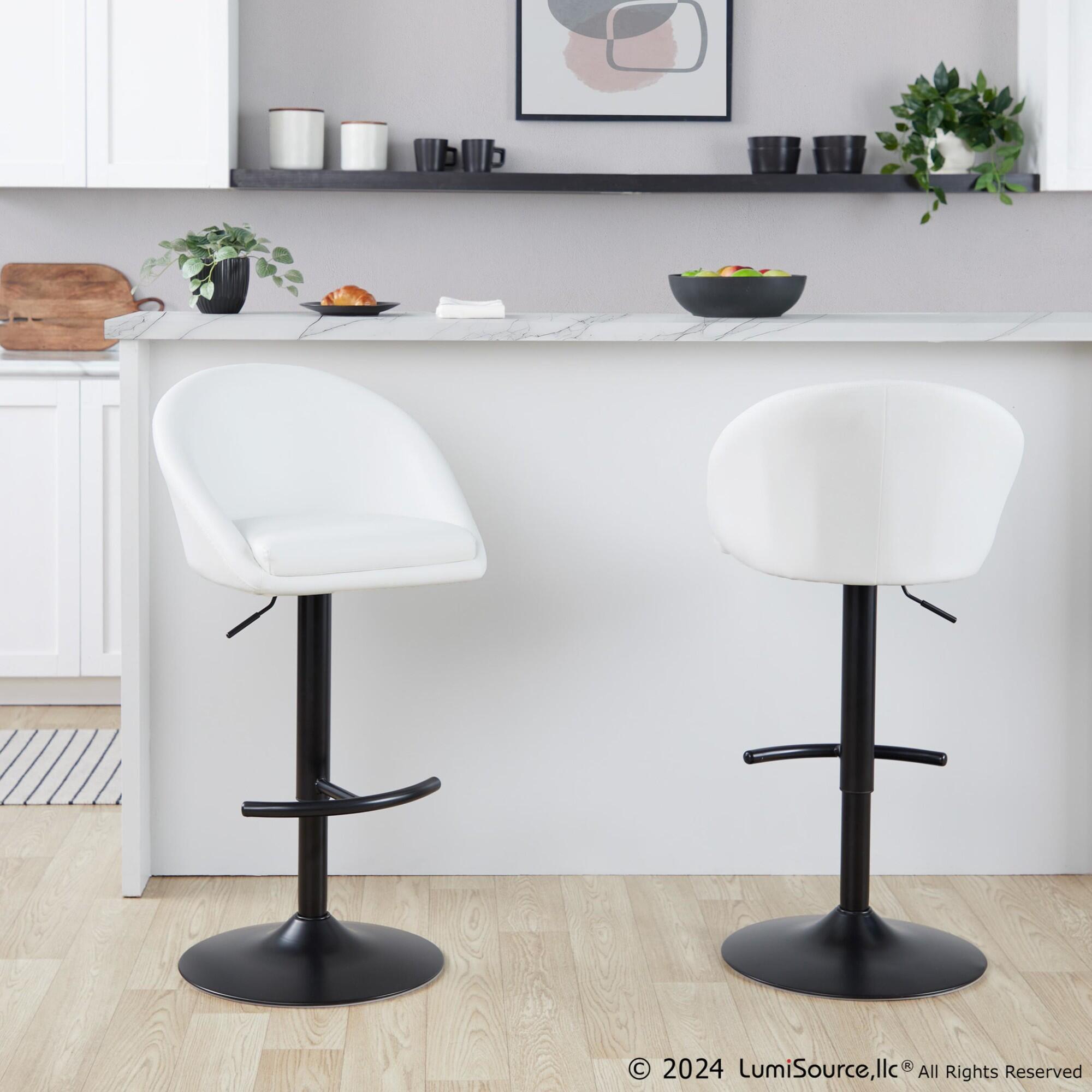 Click here for LumiSource Matisse Highback Bar Height Bar Stool (... prices