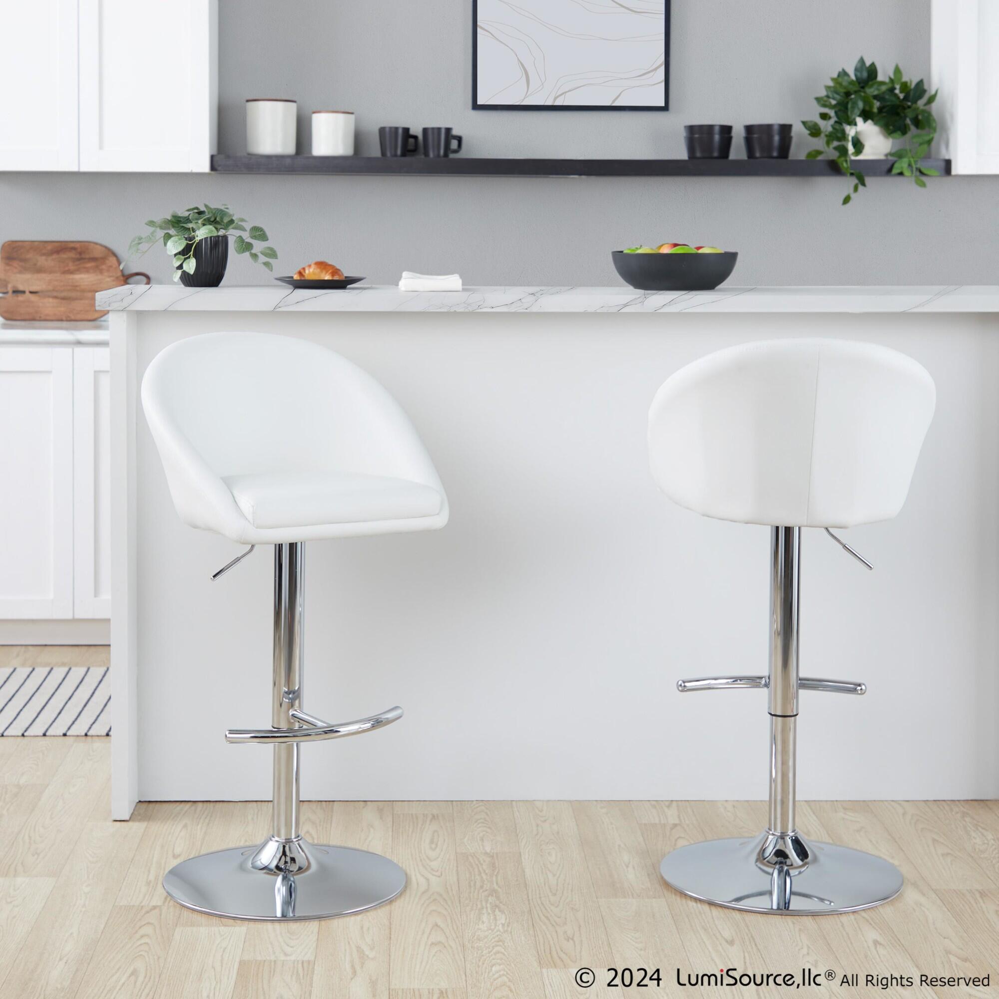 Click here for LumiSource Matisse Highback Bar Height Bar Stool (... prices