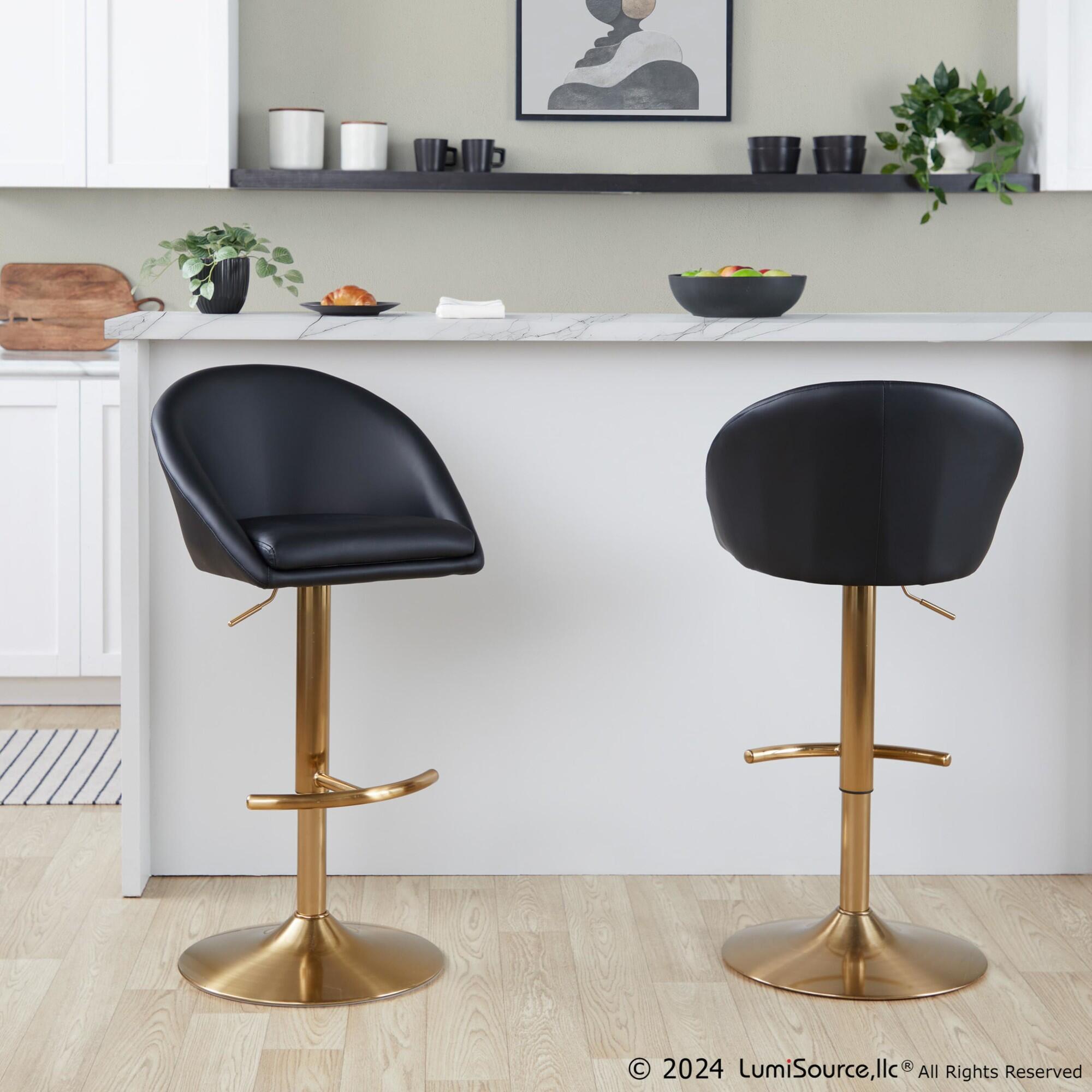 Click here for LumiSource Matisse Highback Bar Height Bar Stool (... prices