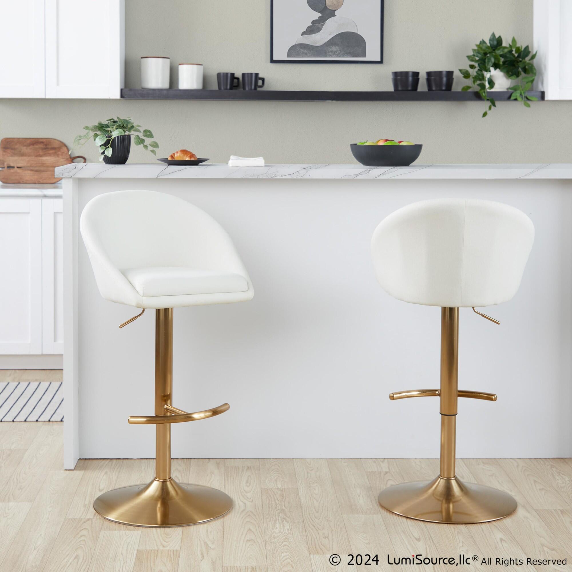 Click here for LumiSource Matisse Highback Bar Height Bar Stool (... prices