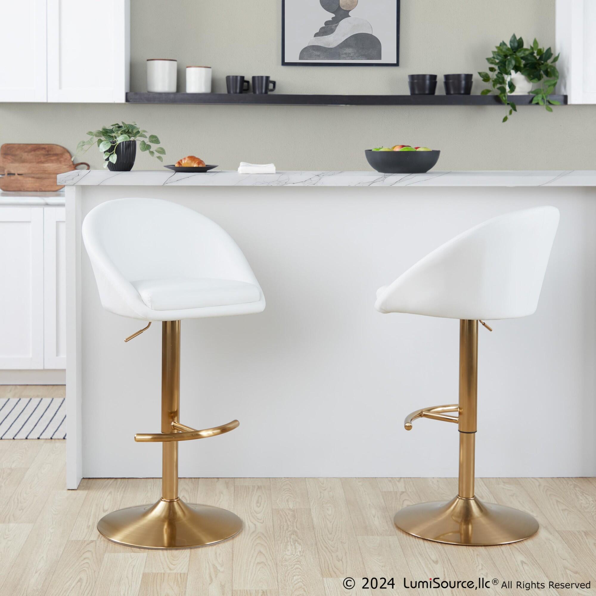 Click here for LumiSource Matisse Highback Bar Height Bar Stool (... prices