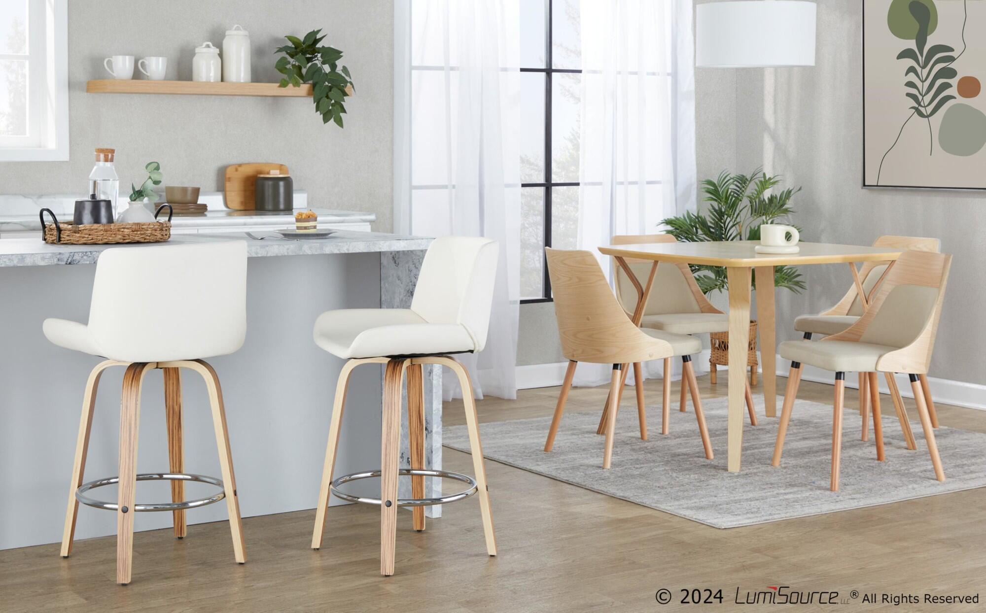 Click here for LumiSource Santi Counter Height Bar Stool (Set of... prices