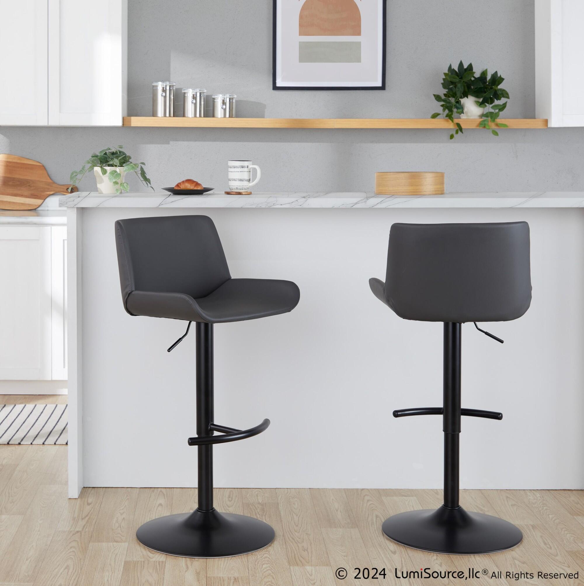 Click here for LumiSource Santi Bar Height Bar Stool (Set of 2)... prices