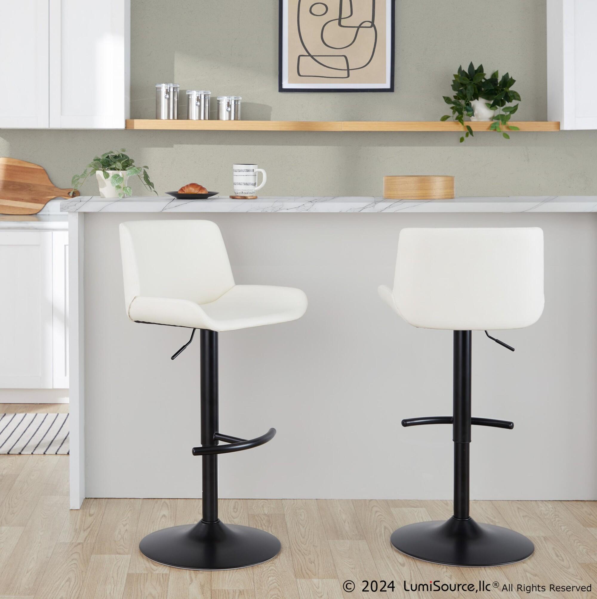 Click here for LumiSource Santi Bar Height Bar Stool (Set of 2)... prices