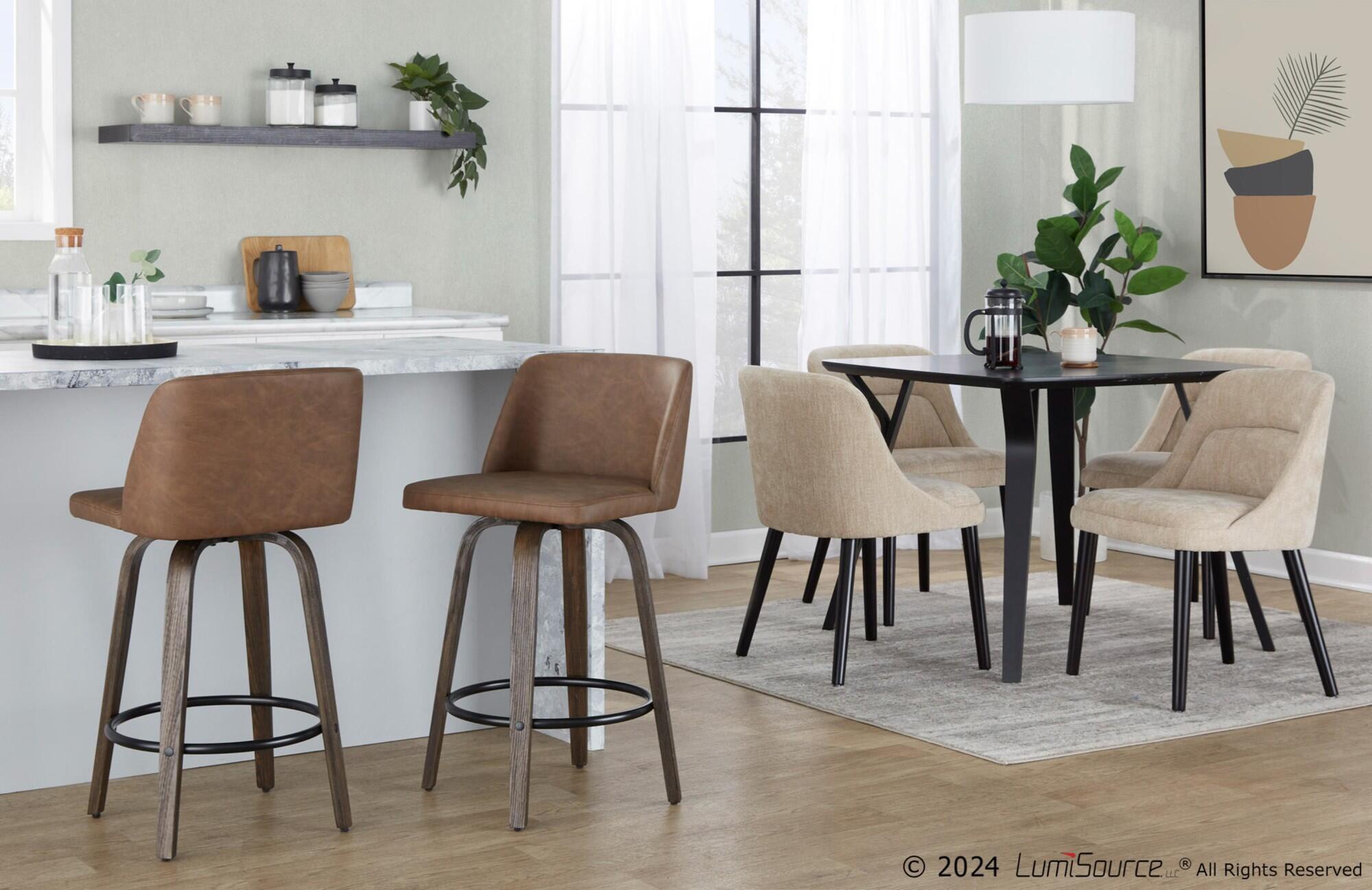Click here for LumiSource Tintori Counter Height Bar Stool (Set o... prices
