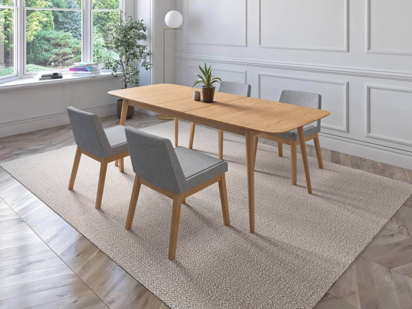 Click here for Midtown Concept Calveris Dining Table and 4 Chairs... prices