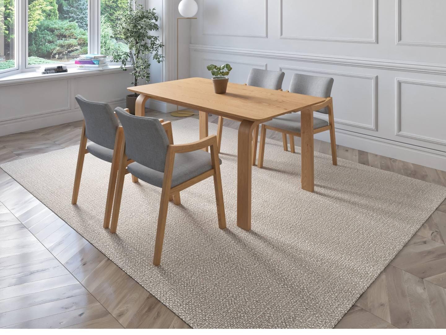 Click here for Midtown Concept Celestia Dining Table and 4 Chairs... prices