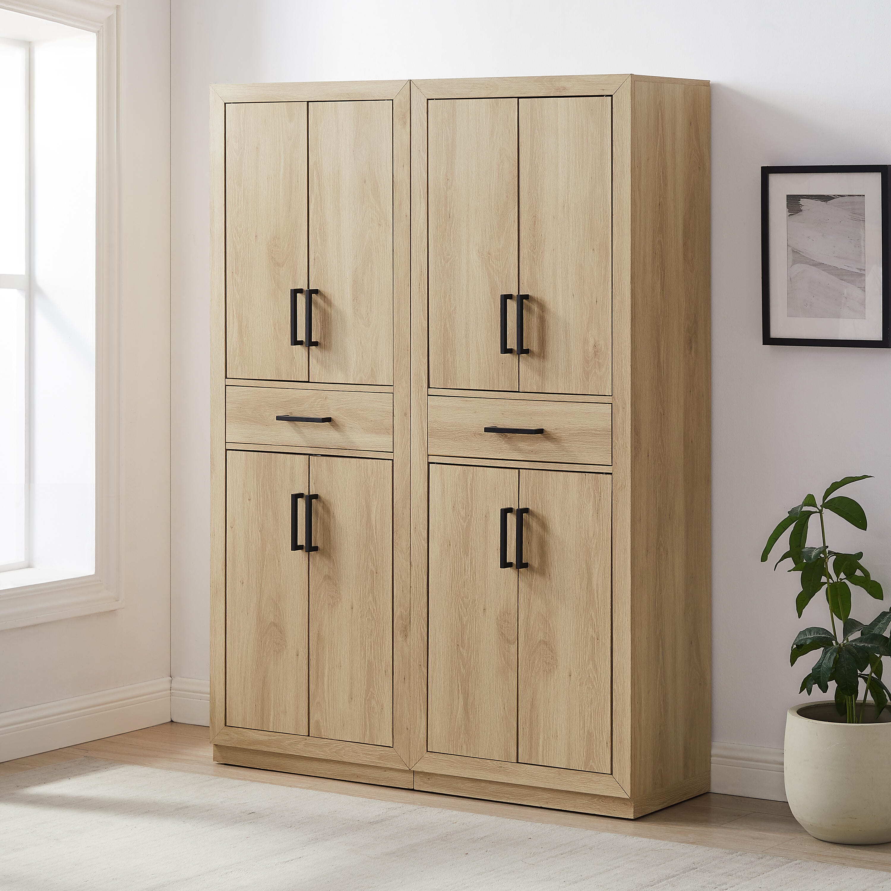 Click here for Crosley Furniture Isla 2-Piece Pantry Set  Ash prices