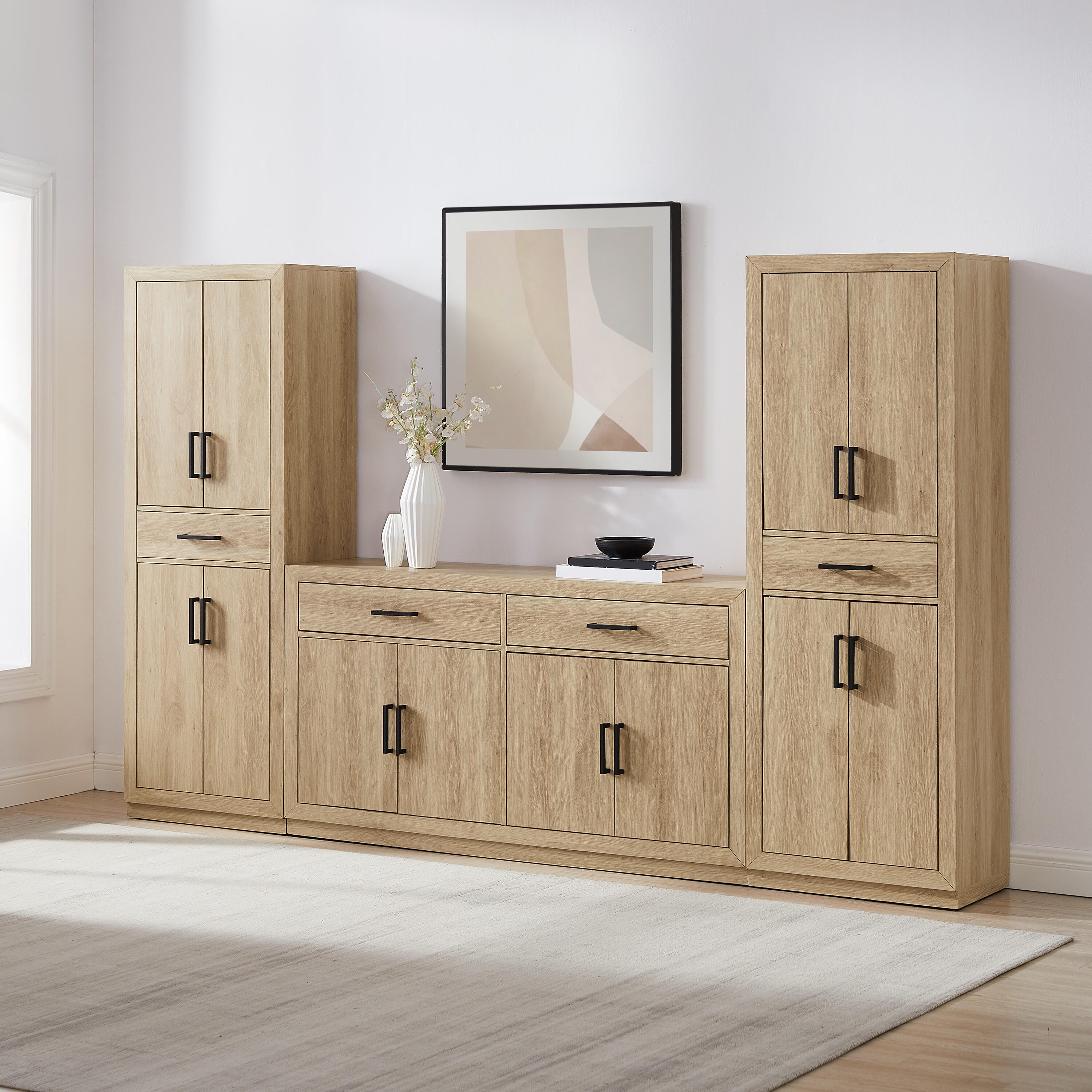 Click here for Crosley Furniture Isla 3-Piece Sideboard And Pantr... prices