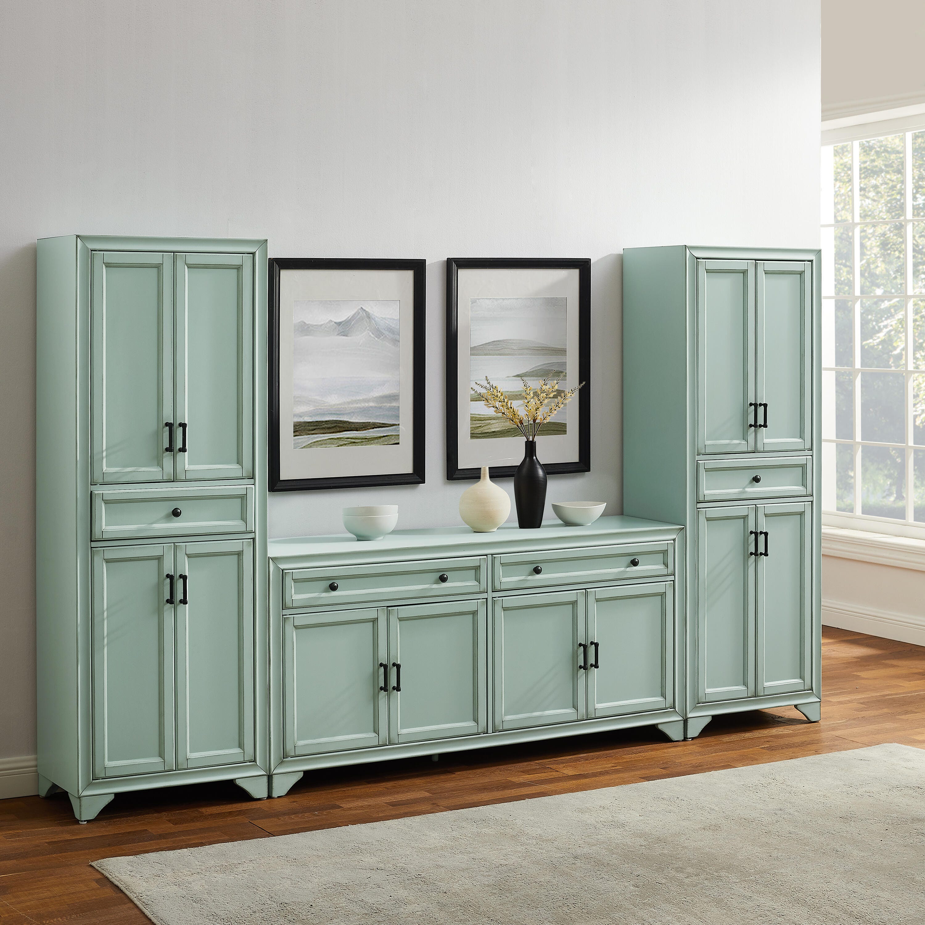 Click here for Crosley Furniture Tara 3-Piece Sideboard And Pantr... prices
