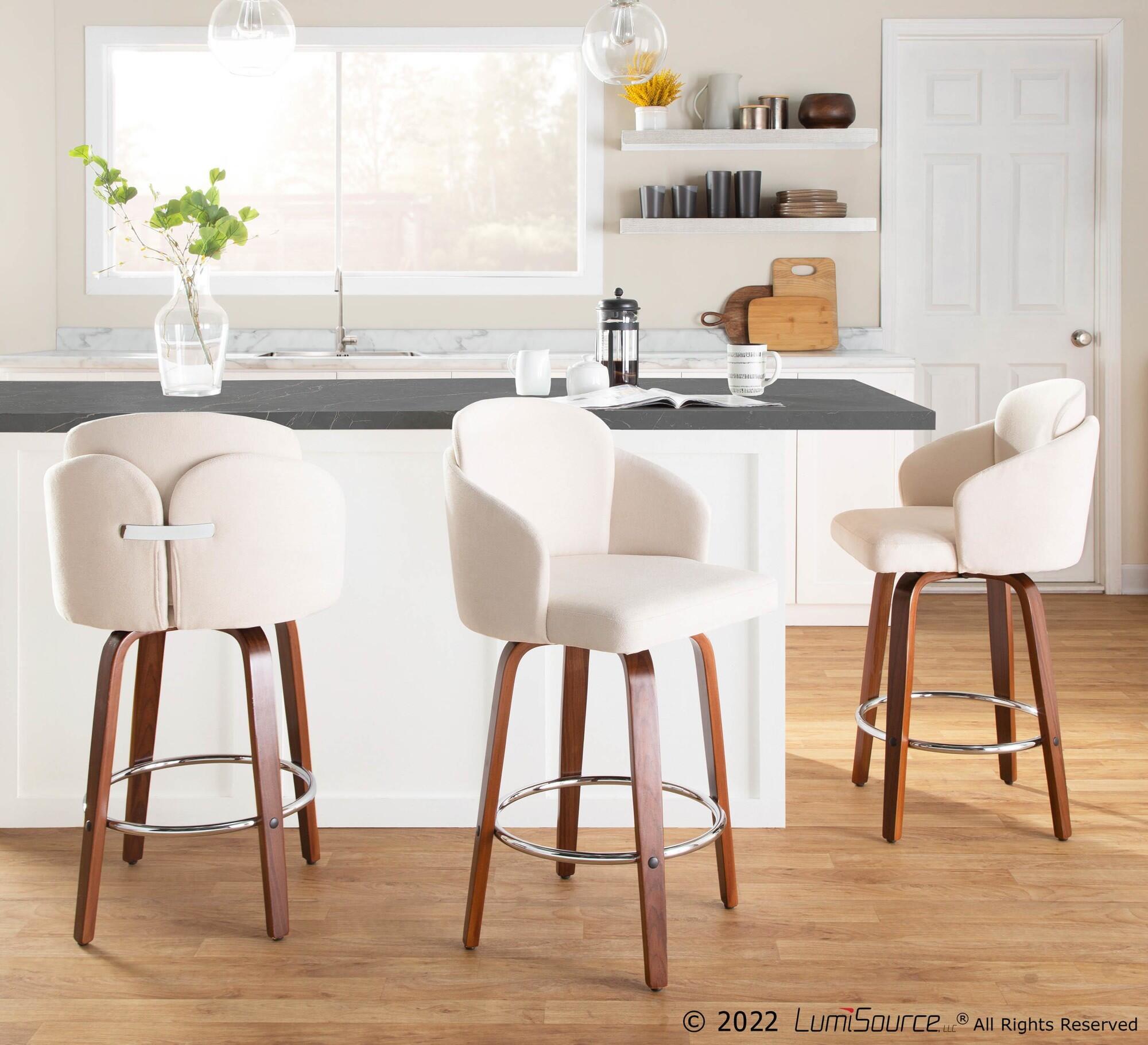 Click here for LumiSource Dahlia Counter Height Bar Stool (Set of... prices