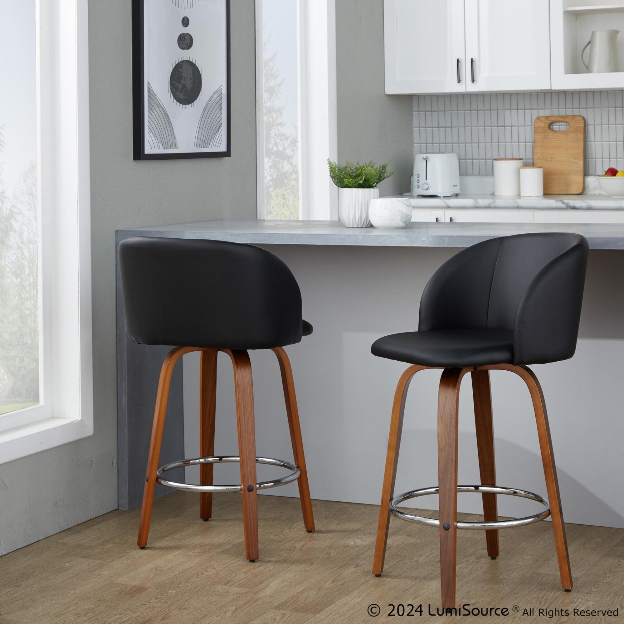 Click here for LumiSource Fran Counter Height Bar Stool (Set of 2... prices
