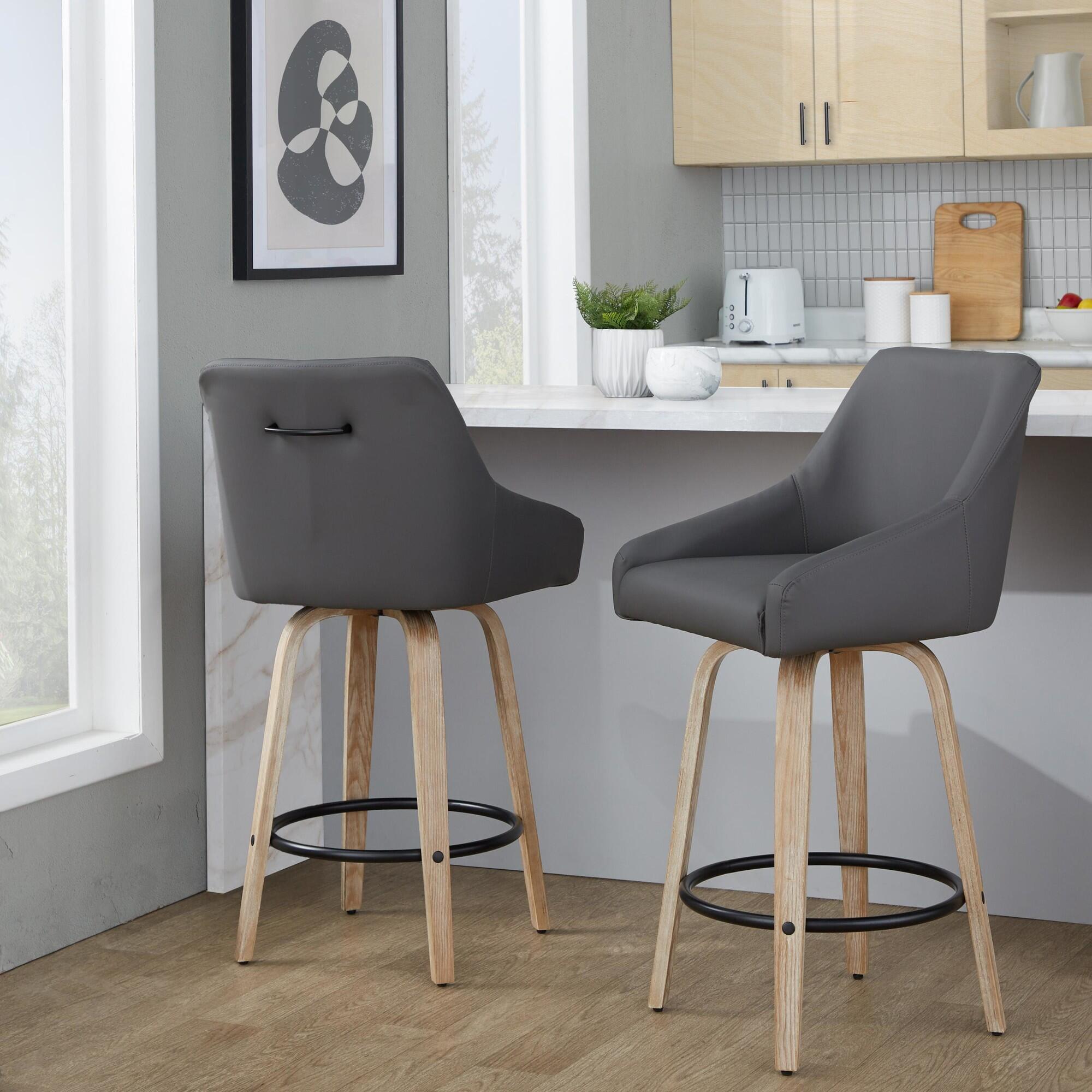 Click here for LumiSource Hannah Counter Height Bar Stool (Set of... prices