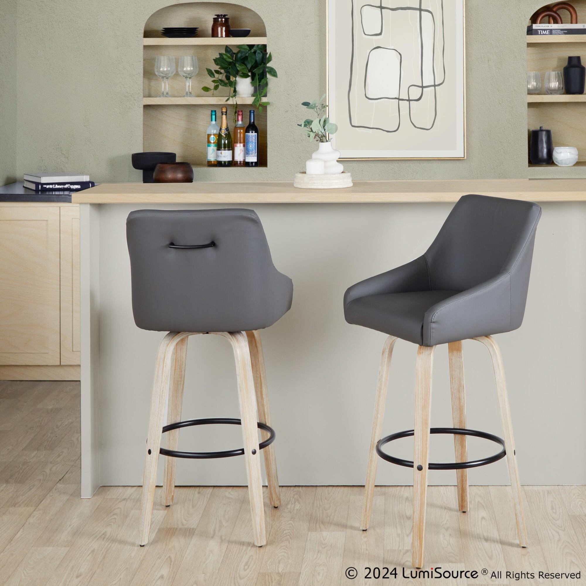Click here for LumiSource Hannah Bar Height Bar Stool (Set of 2)... prices