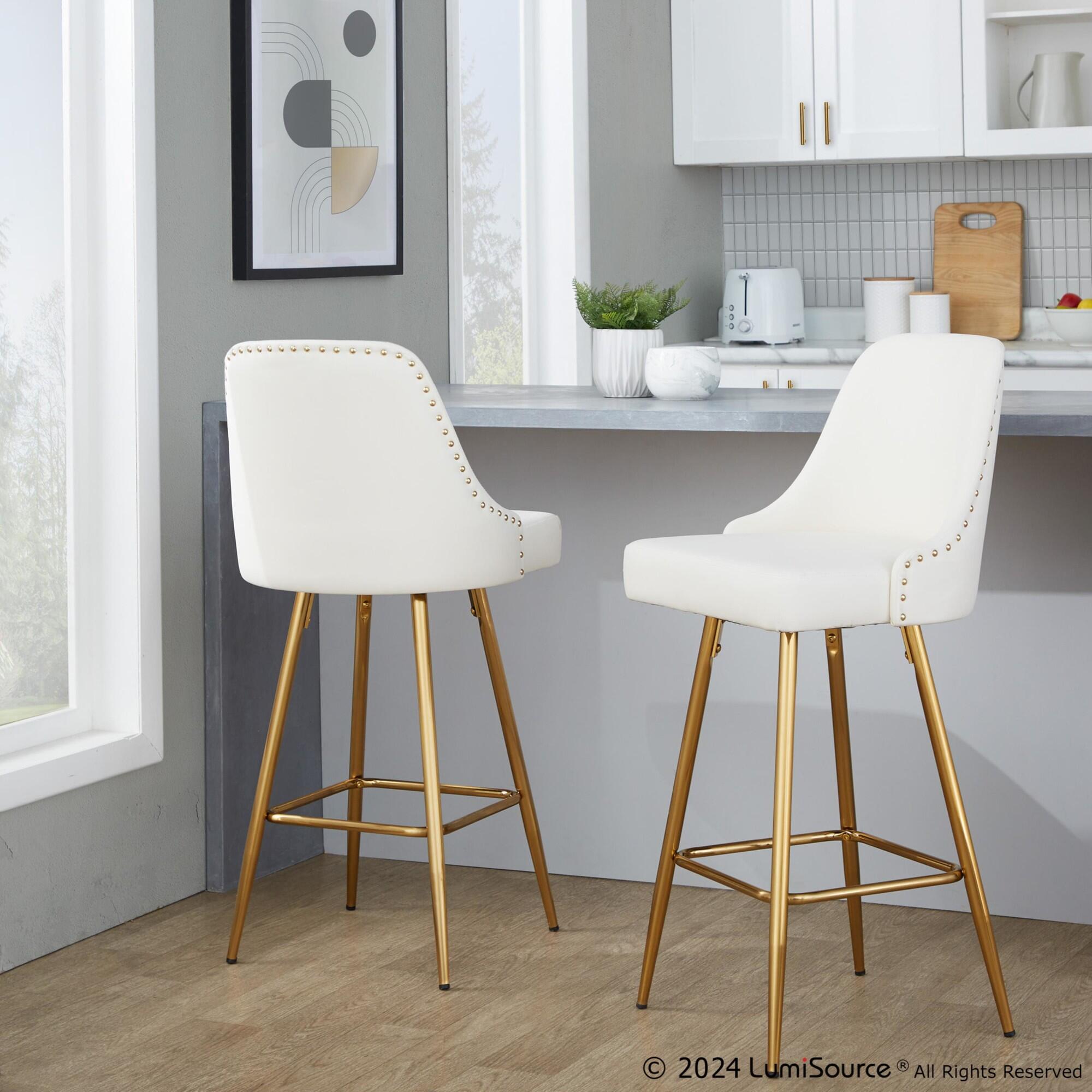 Click here for LumiSource Marcel Upholstered Counter Height Bar S... prices