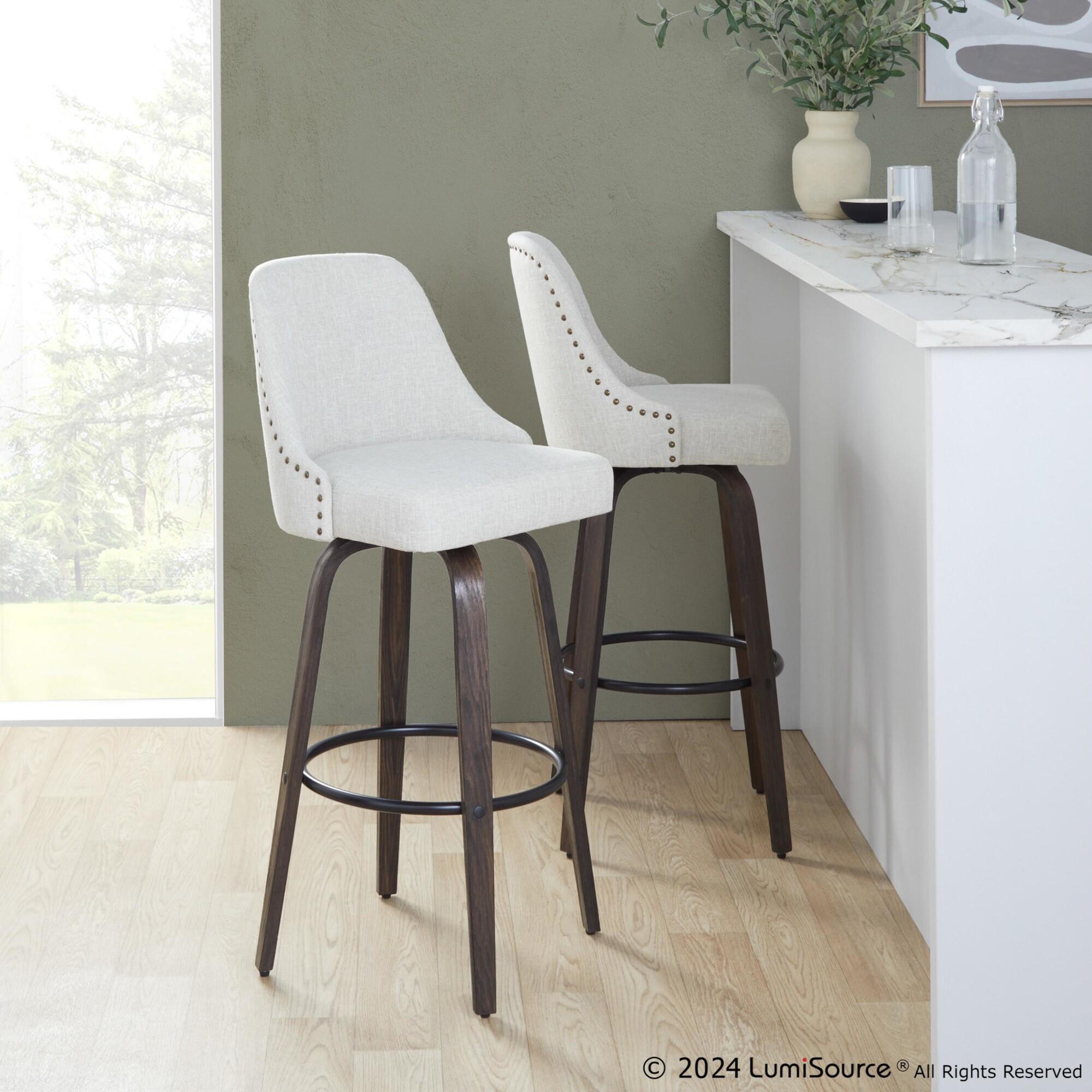 Click here for LumiSource Marcel Bar Height Bar Stool (Set of 2)... prices