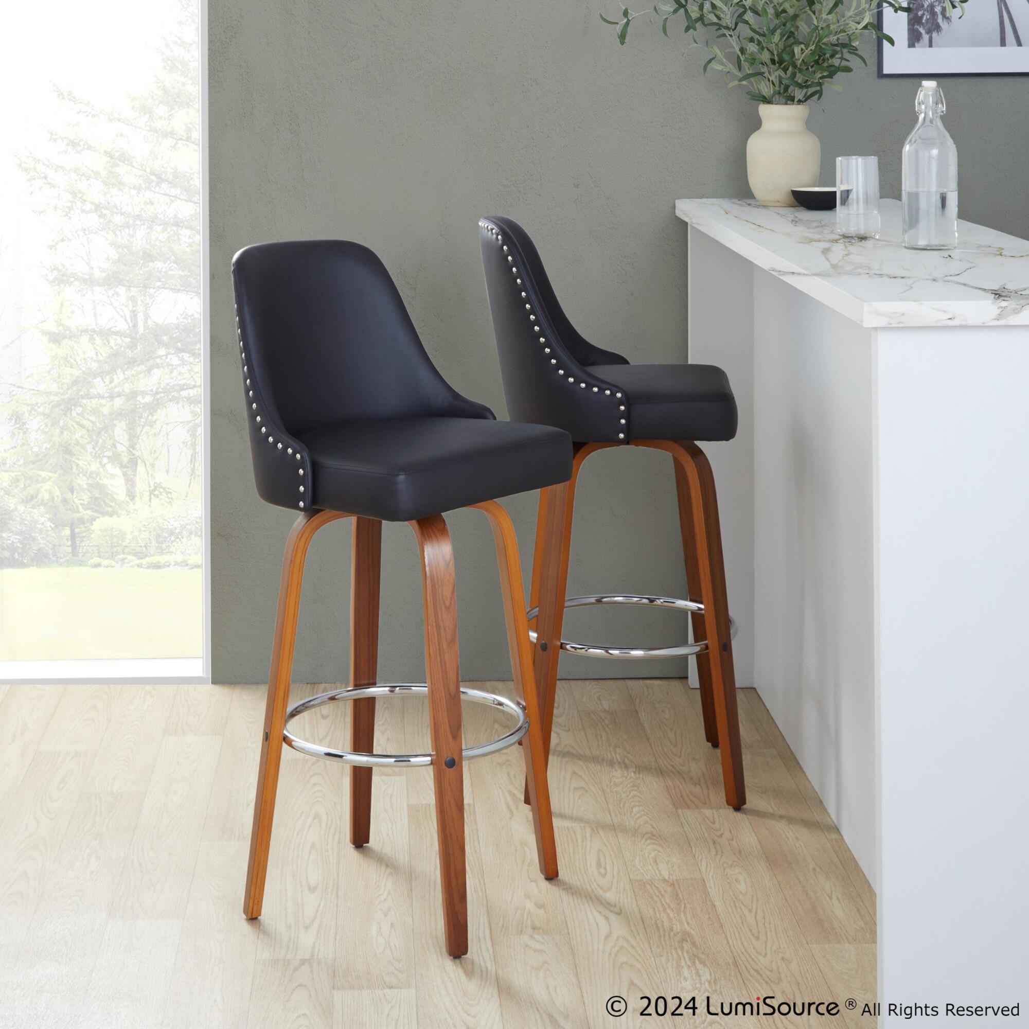 Click here for LumiSource Marcel Bar Height Bar Stool (Set of 2)... prices