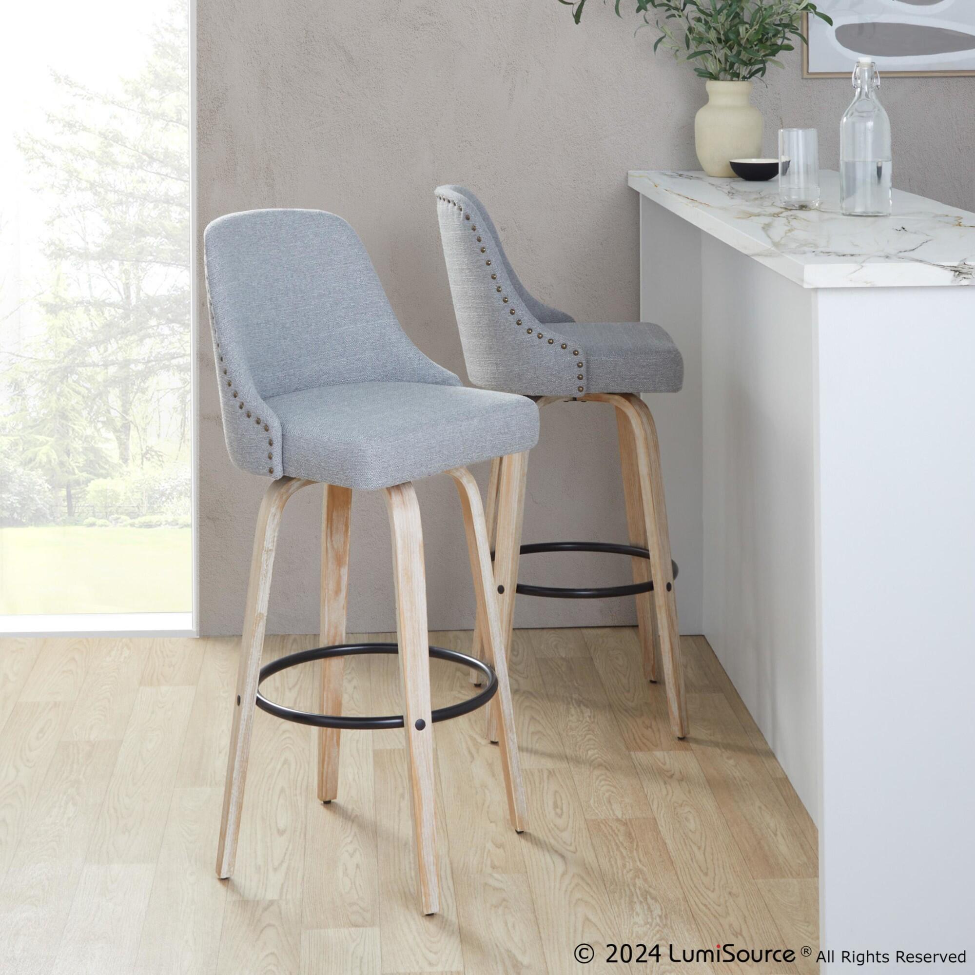 Click here for LumiSource Marcel Bar Height Bar Stool (Set of 2)... prices