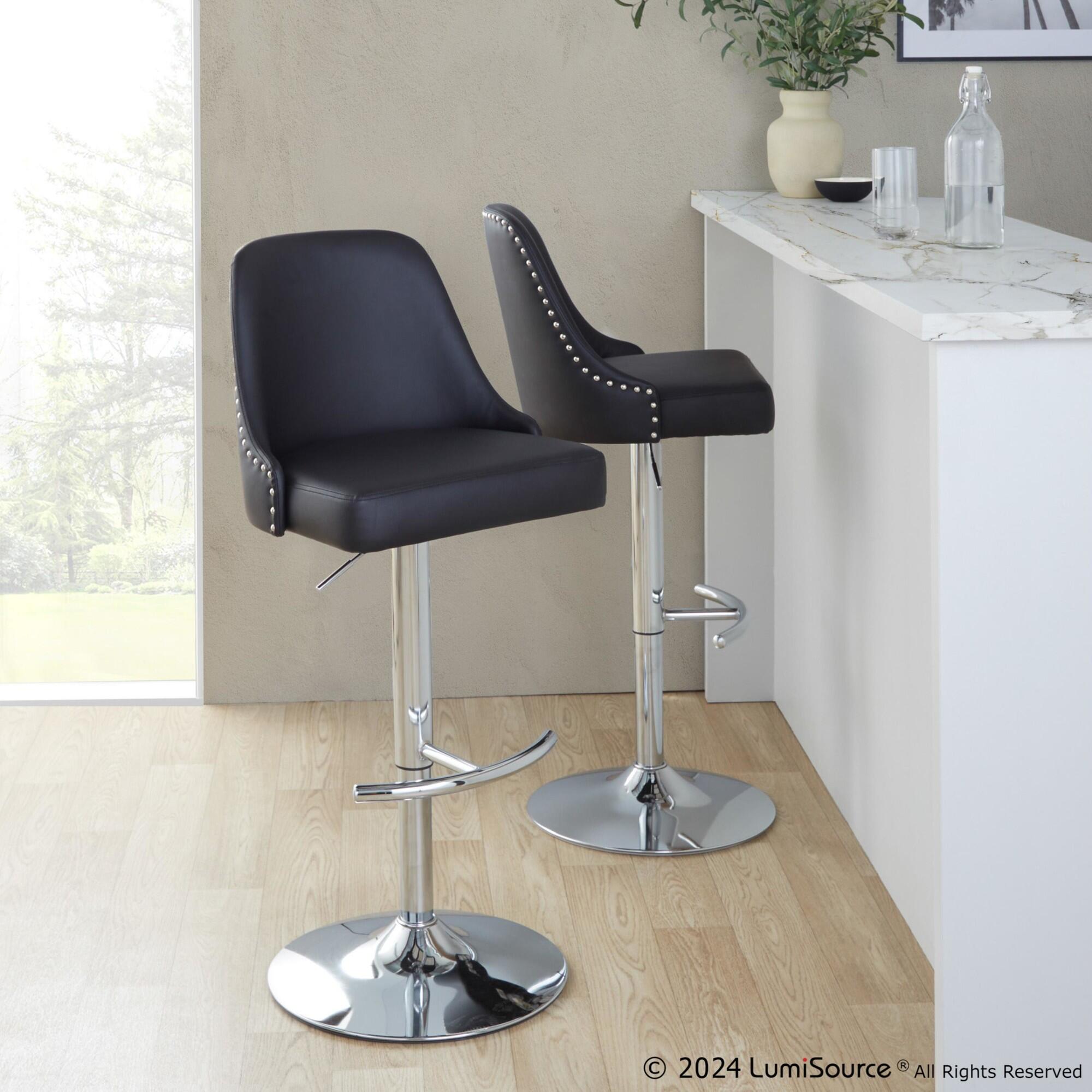 Click here for LumiSource Marcel Adjustable Bar Stool (Set of 2)... prices