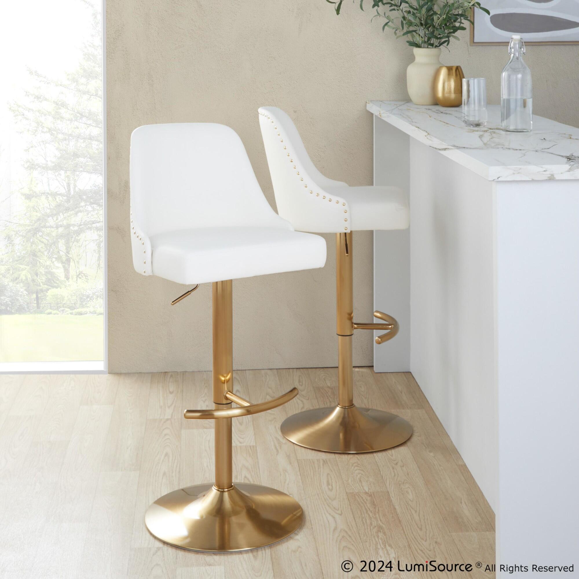 Click here for LumiSource Marcel Adjustable Bar Stool (Set of 2)... prices