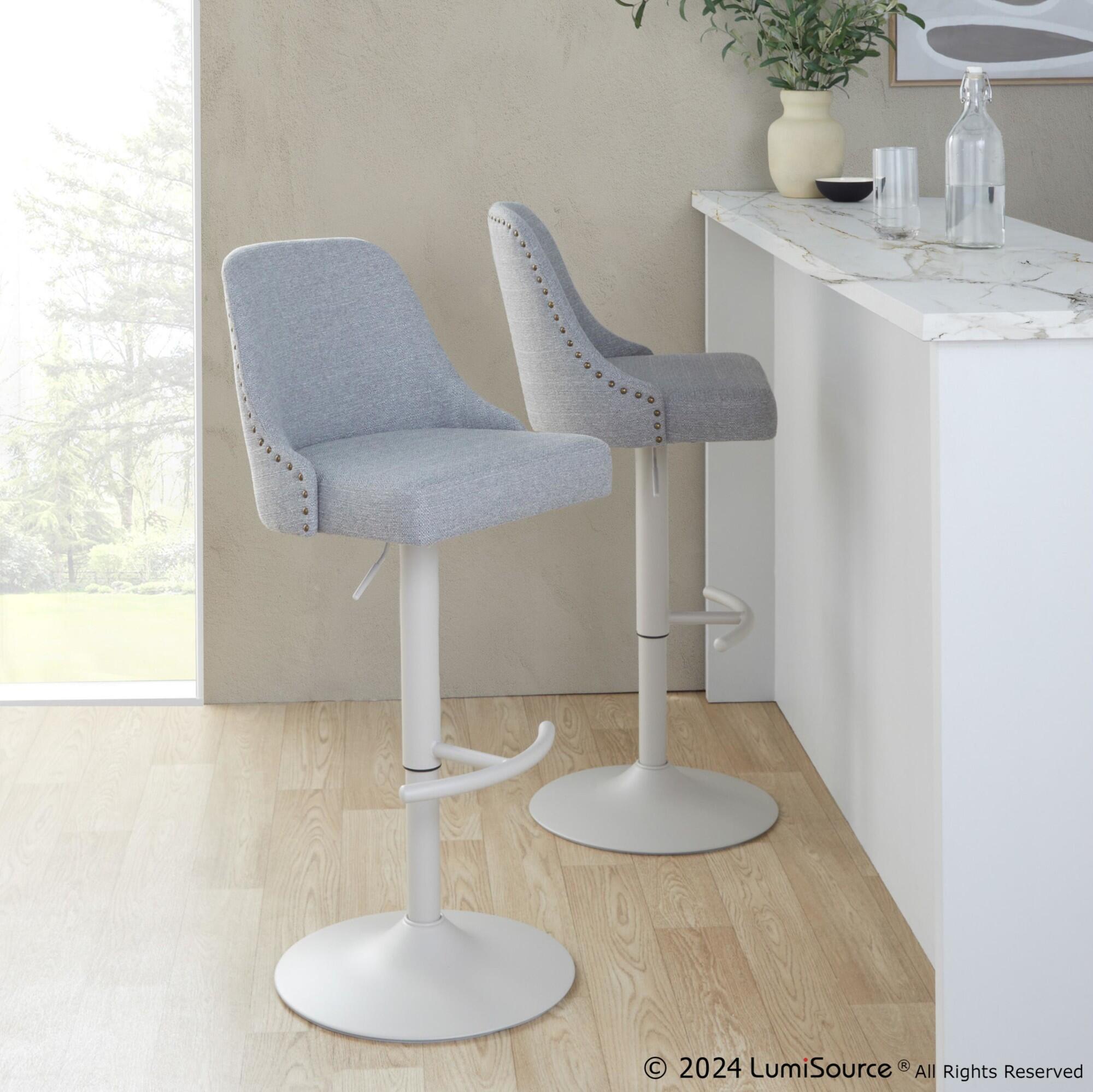 Click here for LumiSource Marcel Adjustable Bar Stool (Set of 2)... prices
