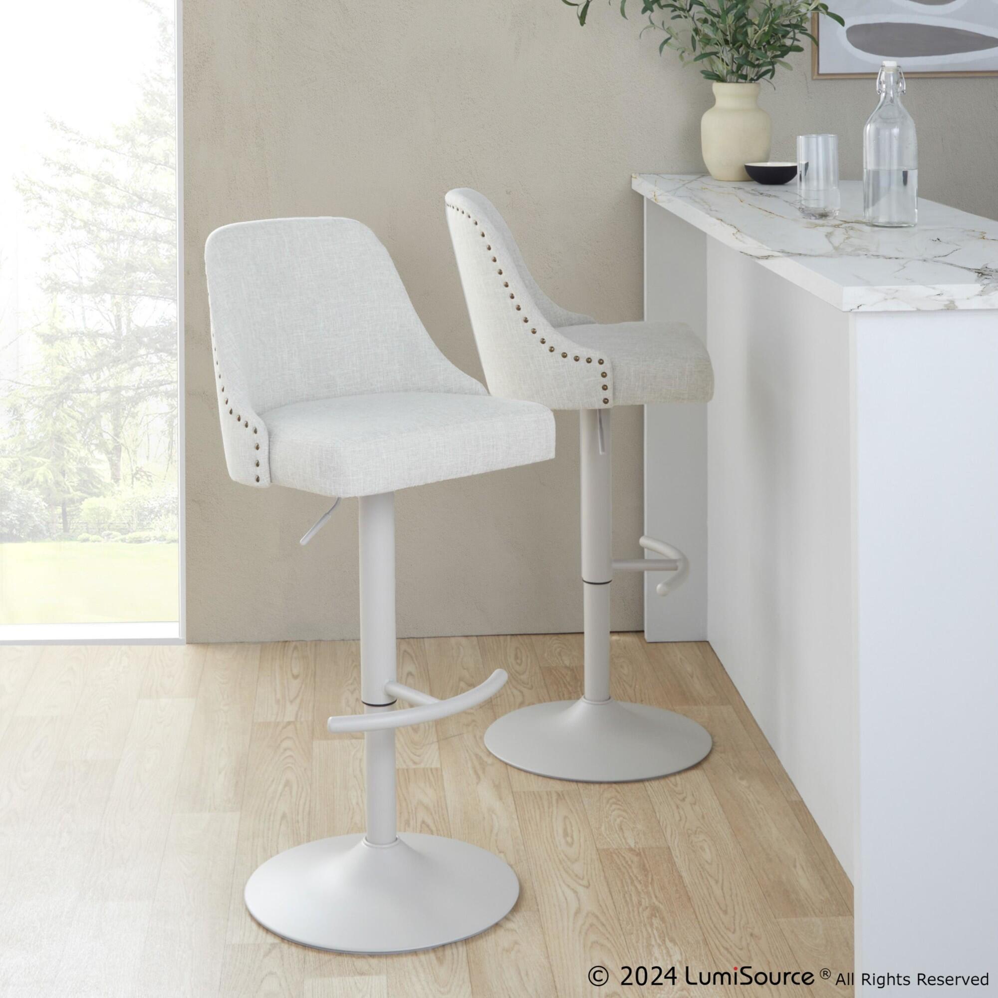 Click here for LumiSource Marcel Adjustable Bar Stool (Set of 2)... prices