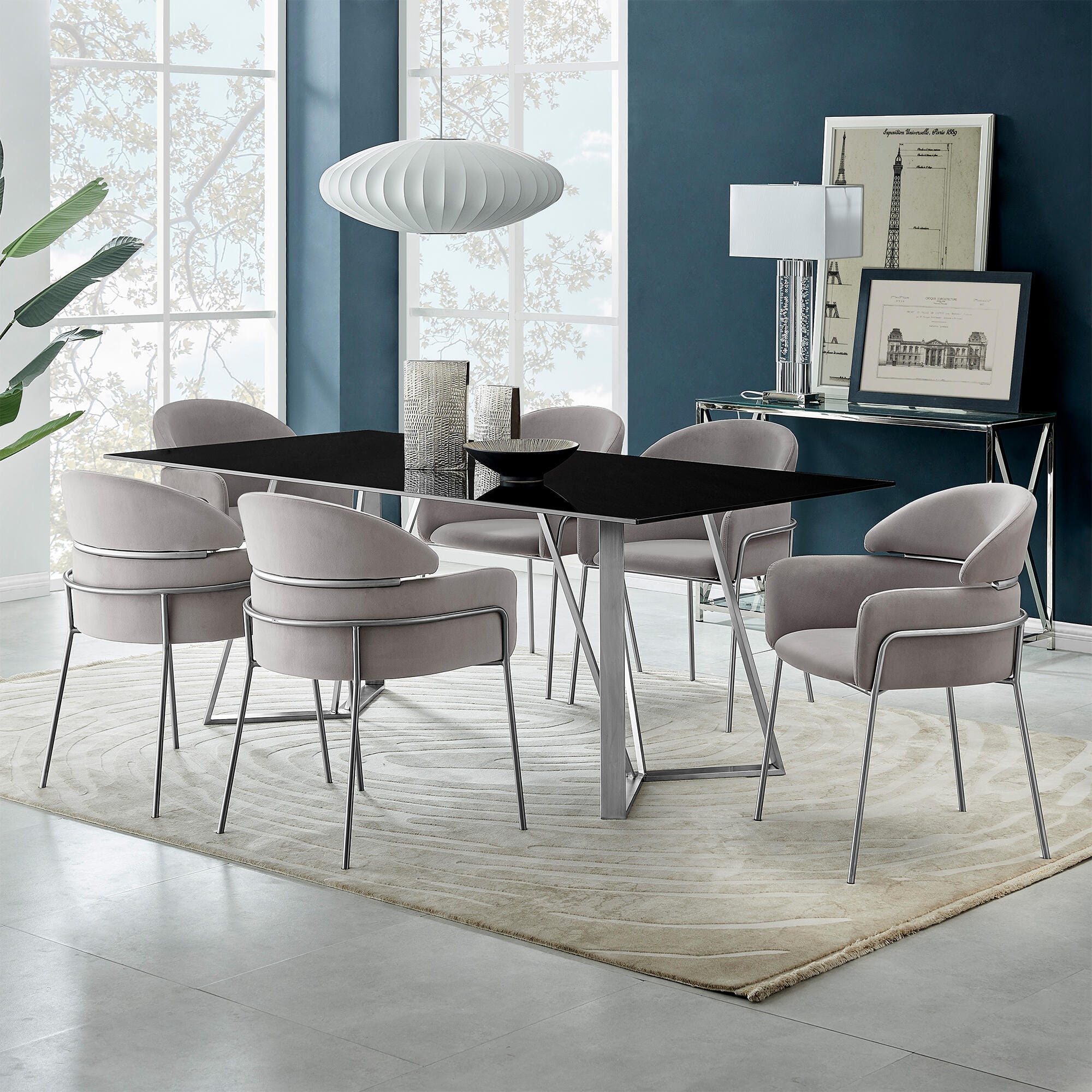 Click here for Armen Living Cressida and Portia Dining Table and... prices