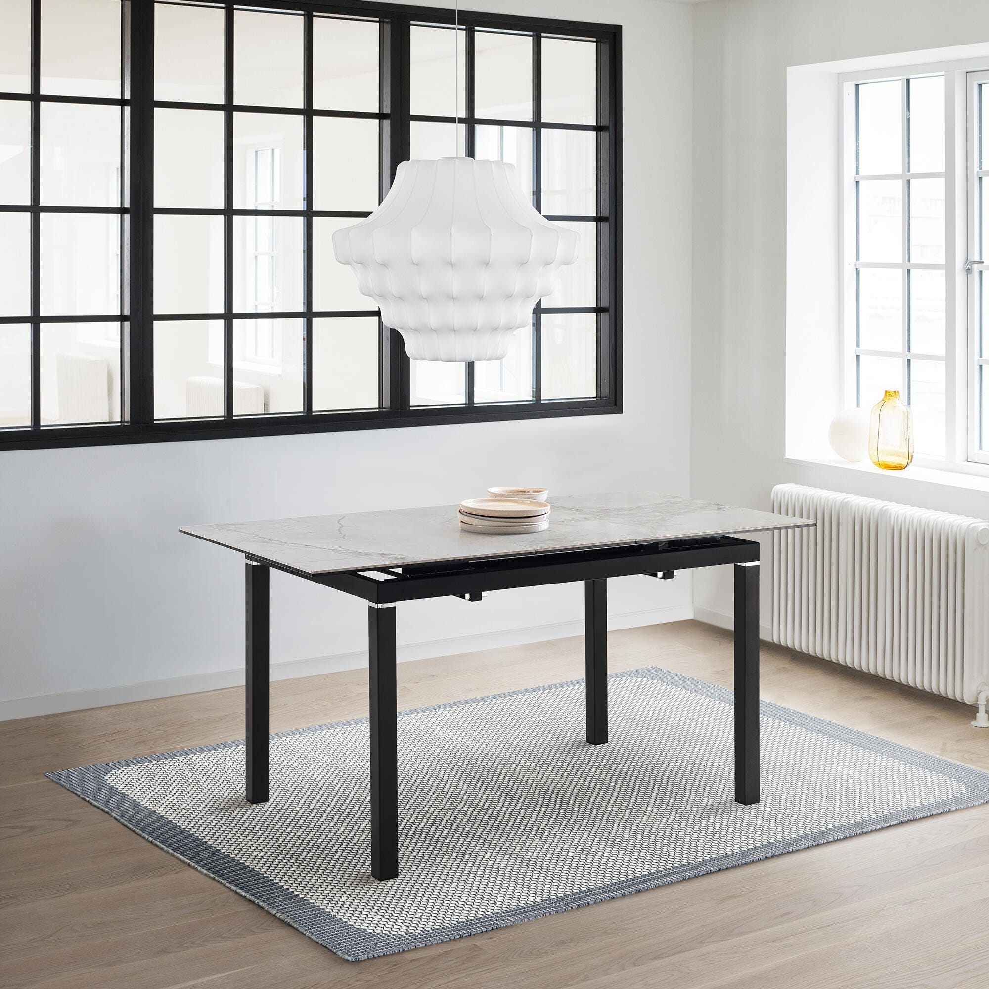 Click here for Armen Living Giana Extendable Dining Table  Gray prices