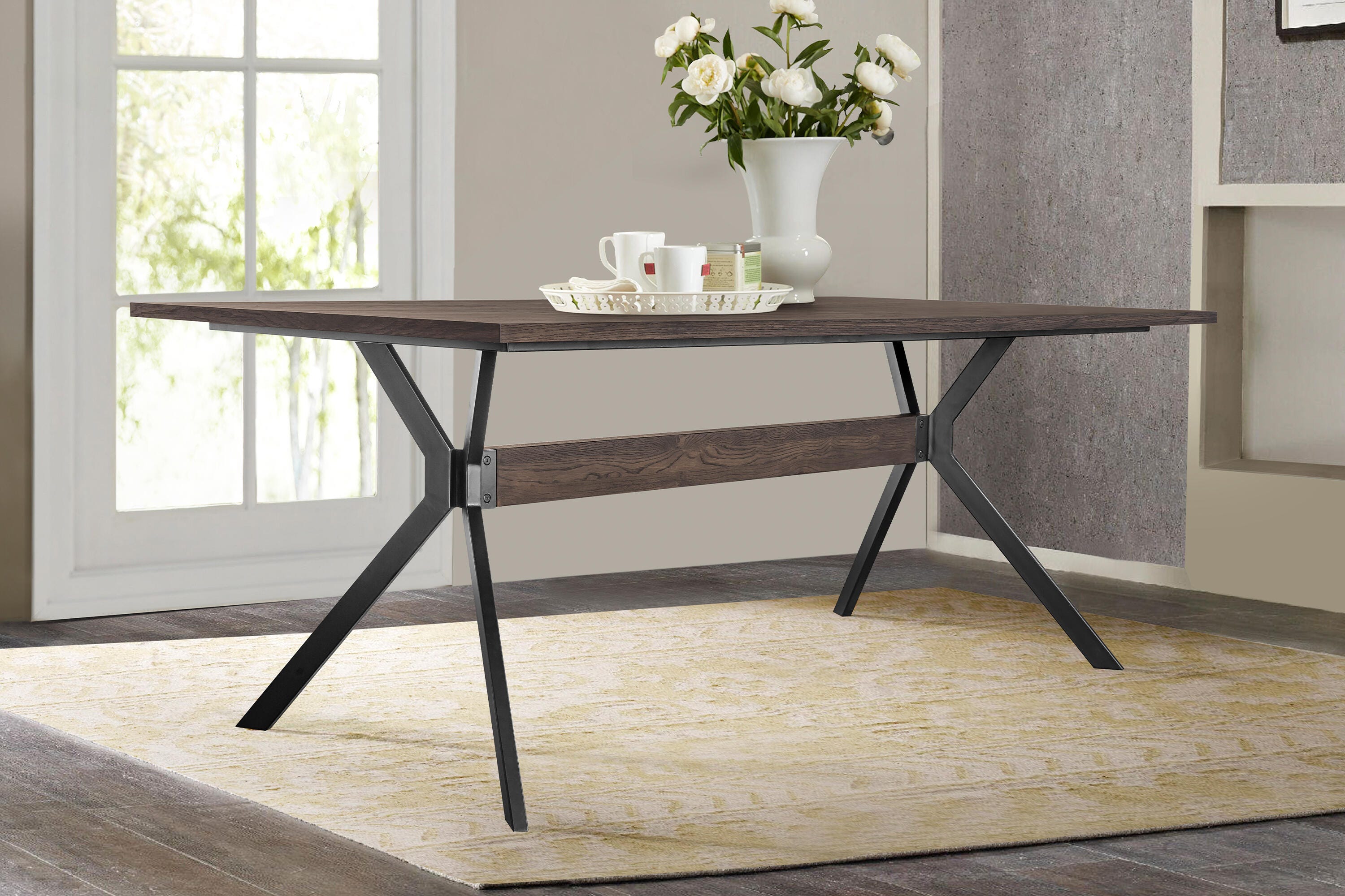 Click here for Armen Living Nevada Dining Table  Smoke prices