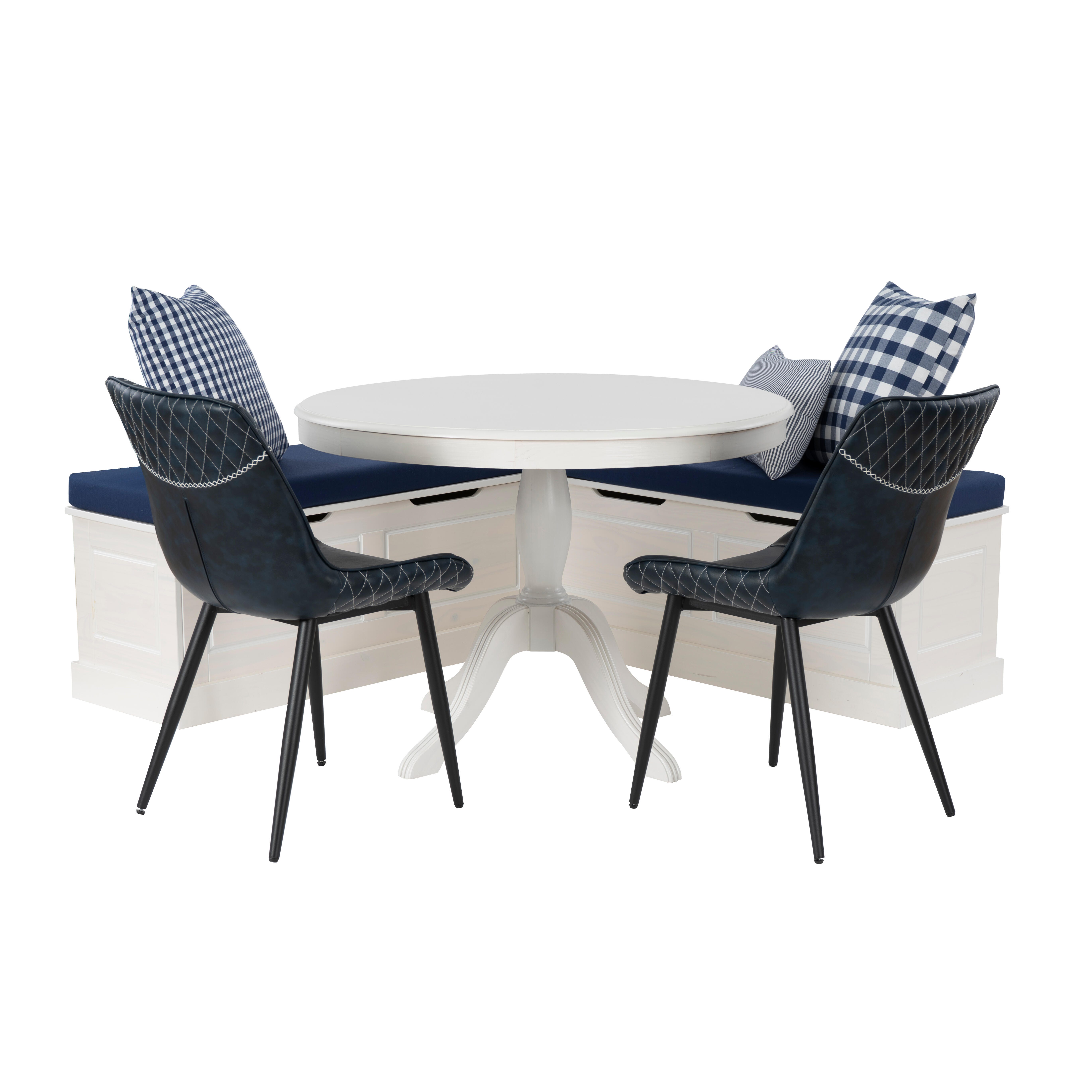 Linon Landin Dining Table with 2 Chairs and Bench | Ashley